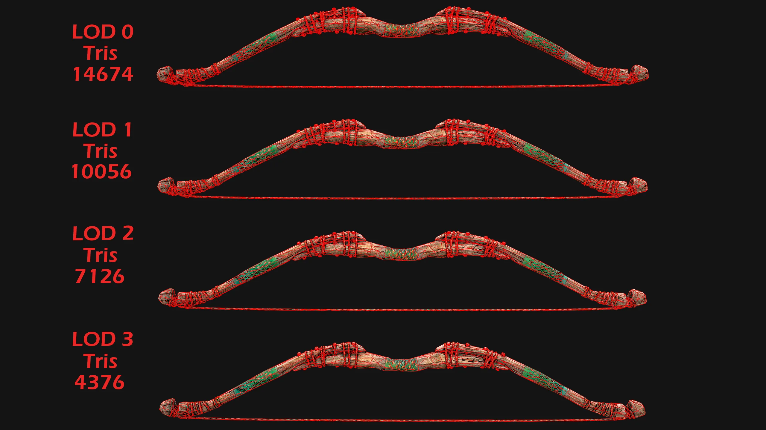 Medieval Wooden Bow Arms Archer - FlippedNormals