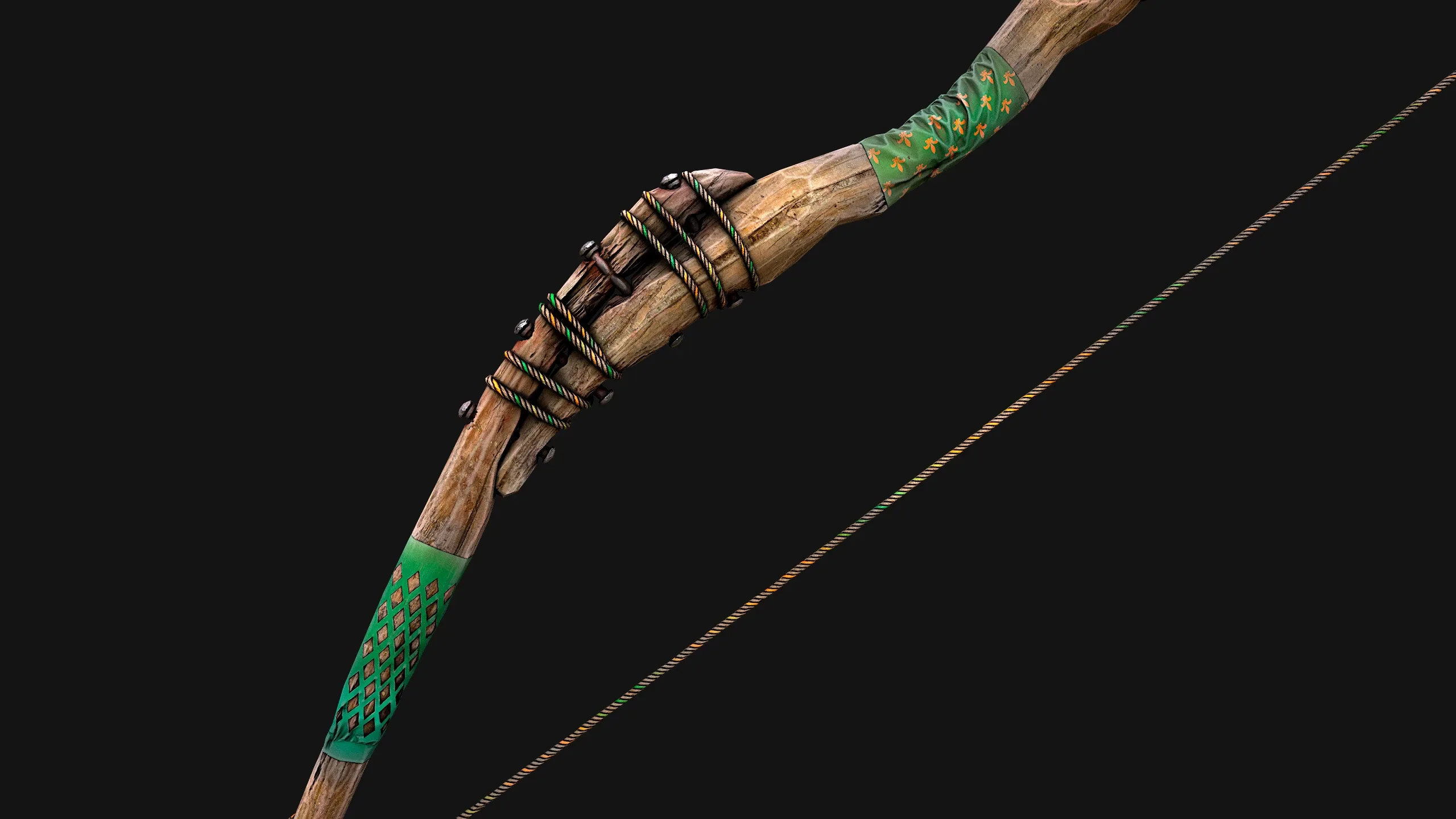 Medieval Wooden Bow Arms Archer - FlippedNormals