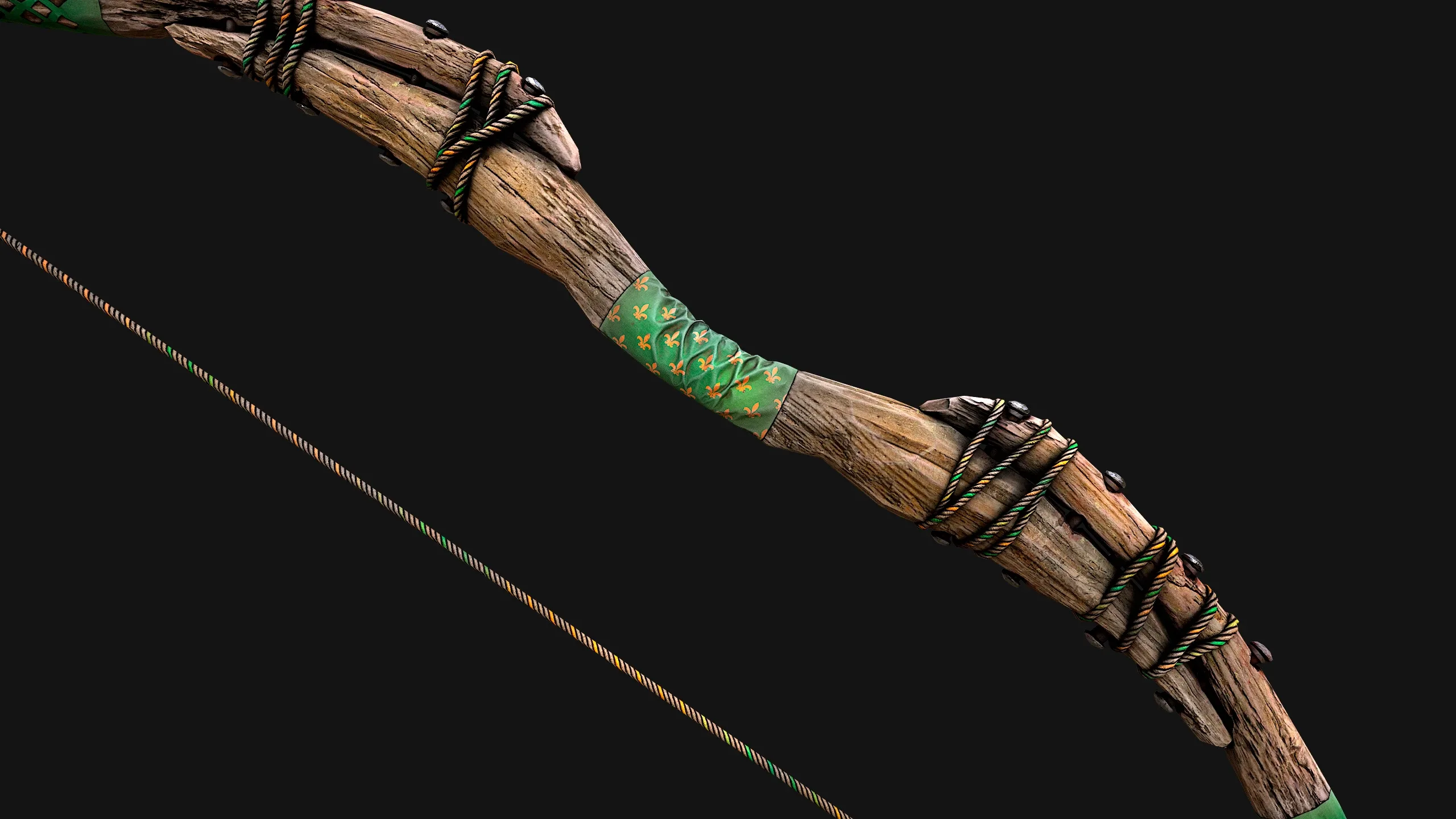 Medieval Wooden Bow Arms Archer - FlippedNormals