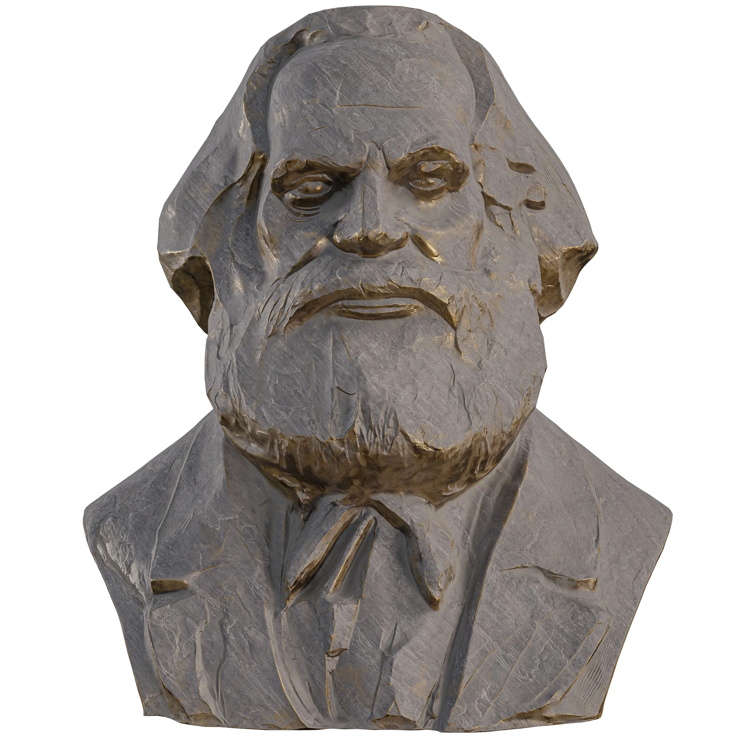 Stone Karl_Max_Statue - FlippedNormals