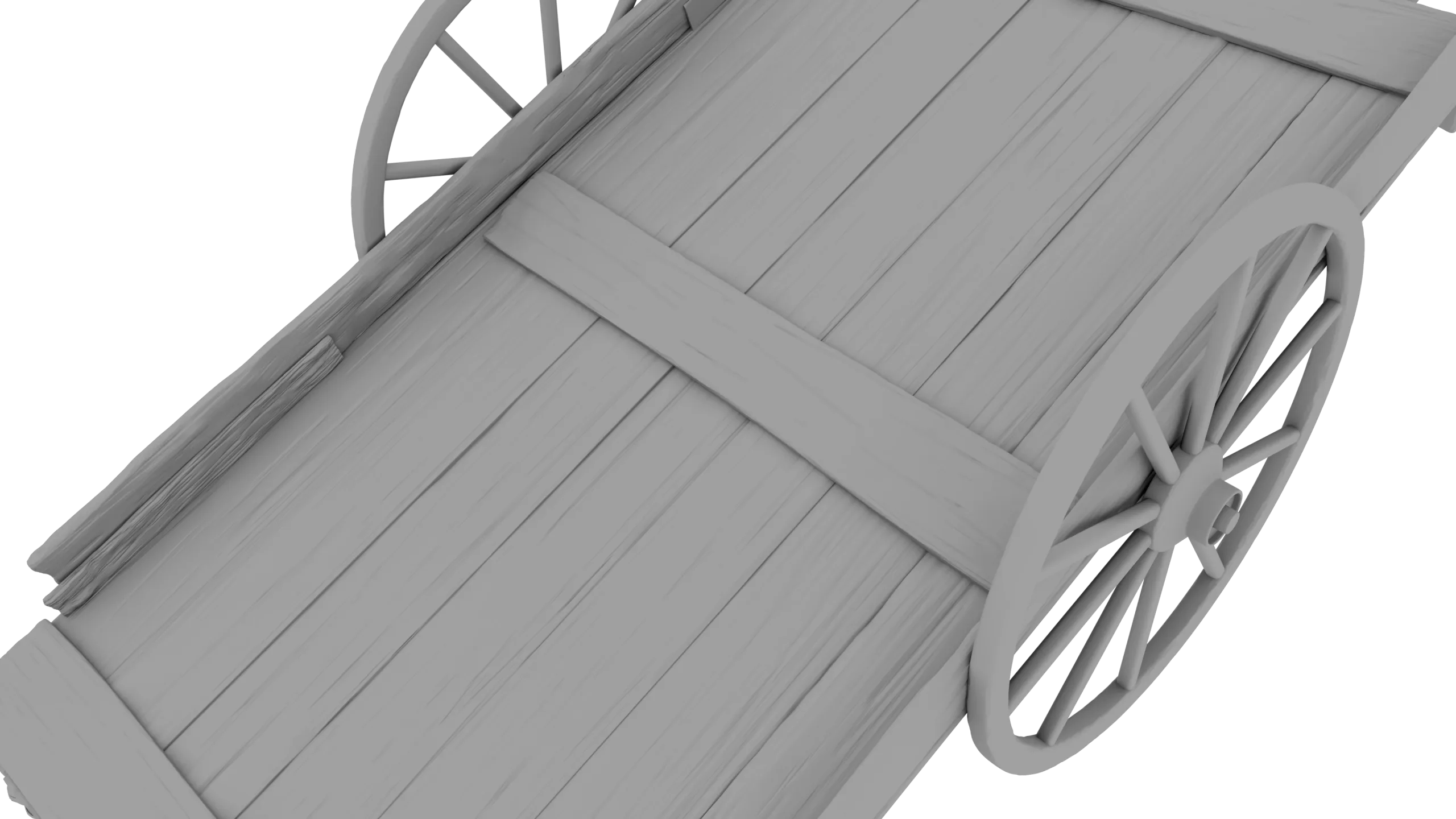 Medieval Wooden Cart - FlippedNormals