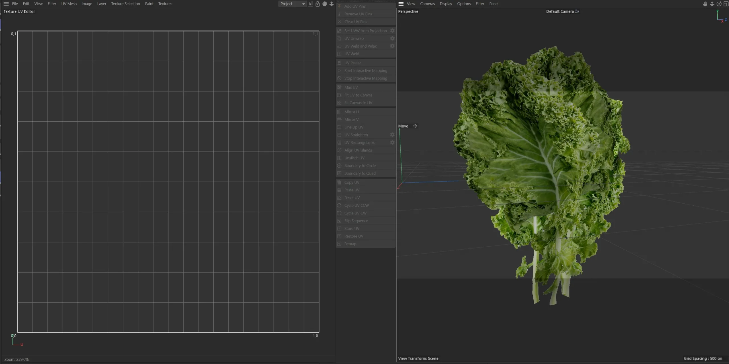 Kale leaf - FlippedNormals