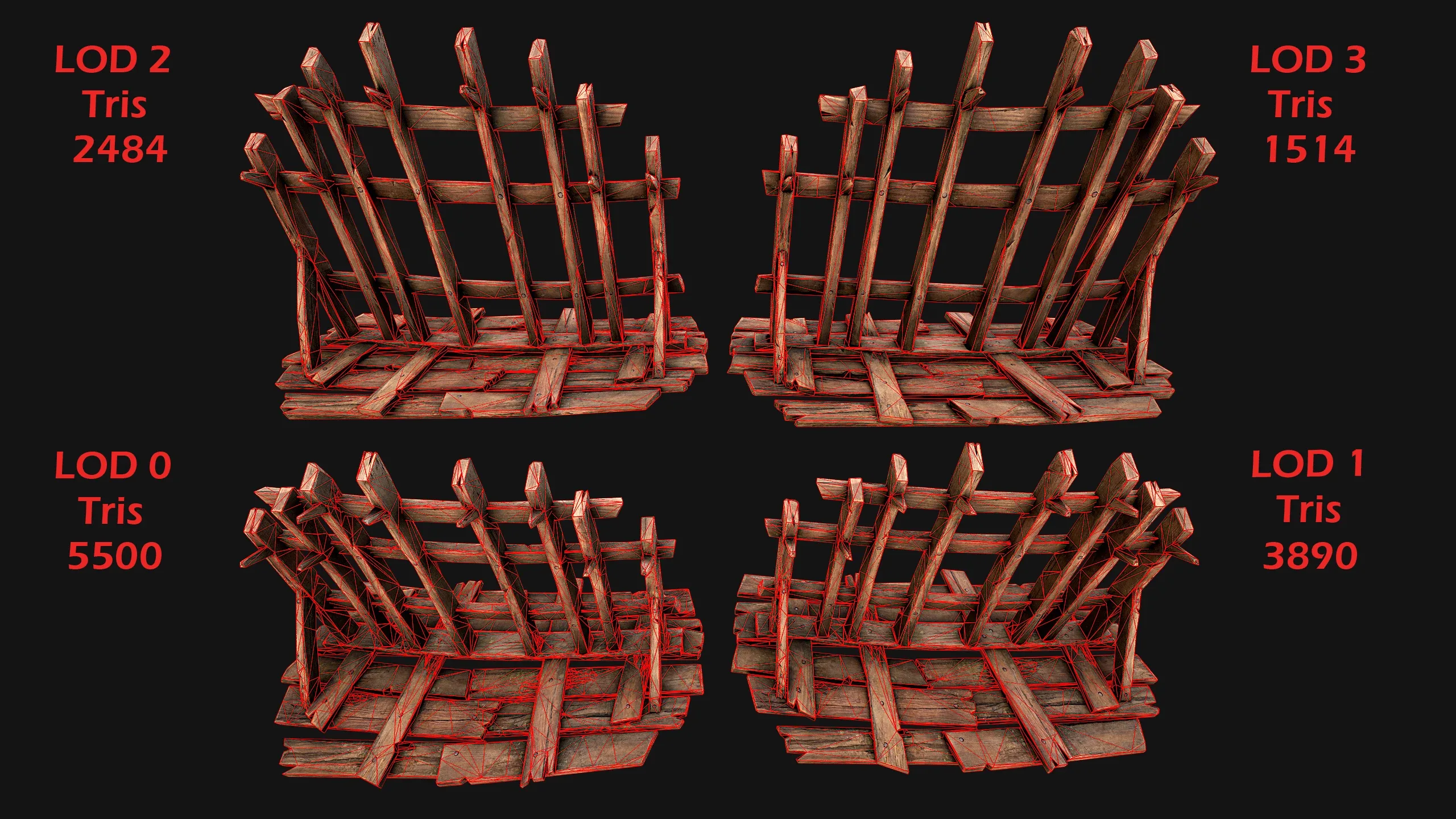 Medieval Crossbow Weapon Rack Stand - FlippedNormals