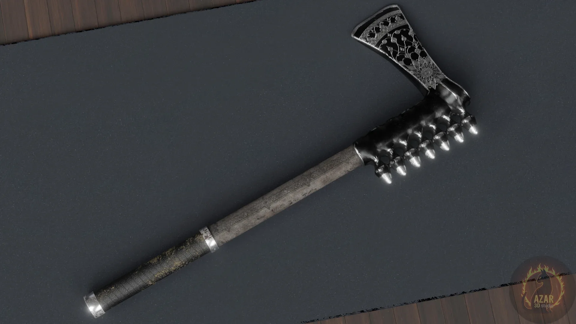 Axe 03 Realistic Medieval Weapon - FlippedNormals