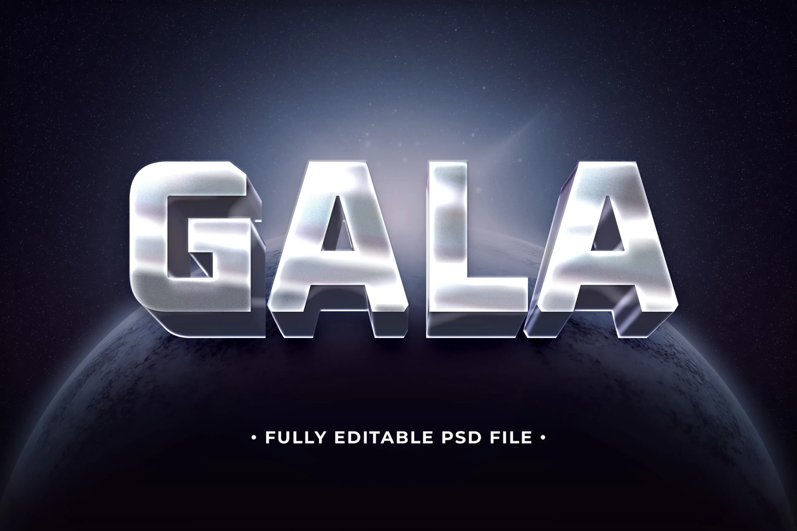 Gala Halo PSD Fully Editable Text - FlippedNormals