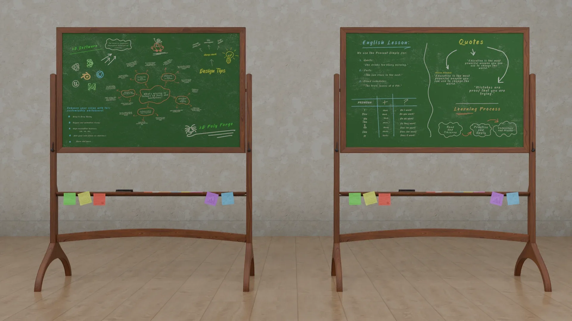 Customizable Double-Sided Wooden - FlippedNormals