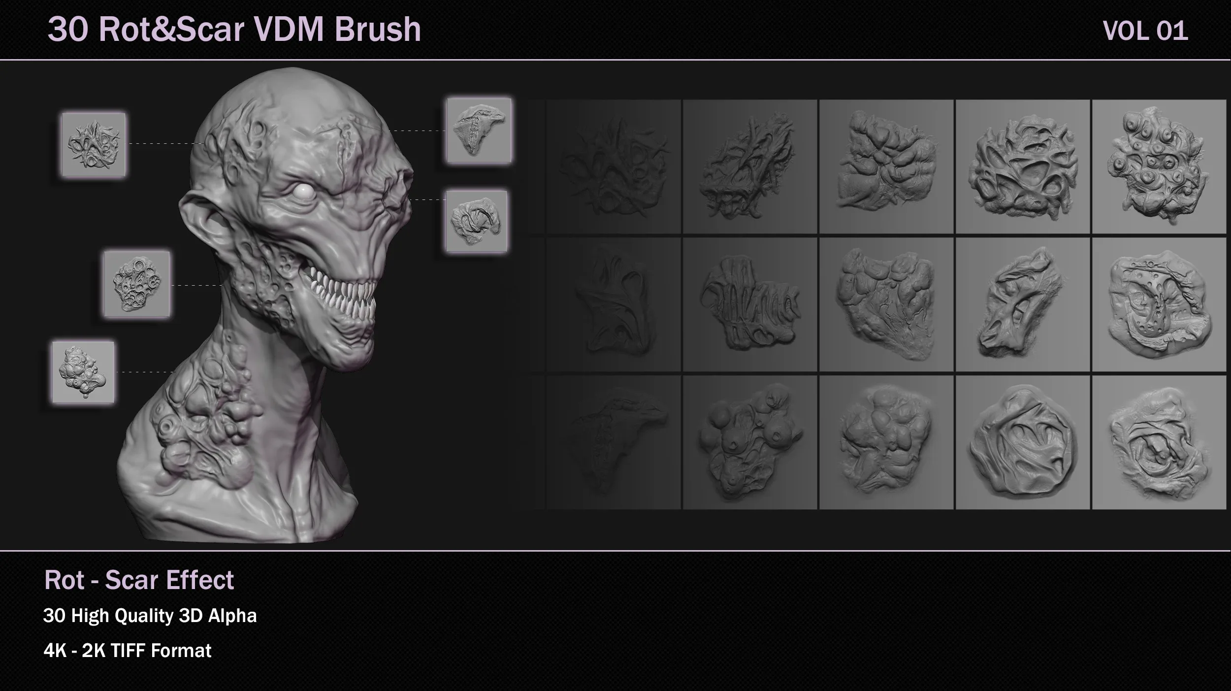 Rot & Scar Collection - FlippedNormals
