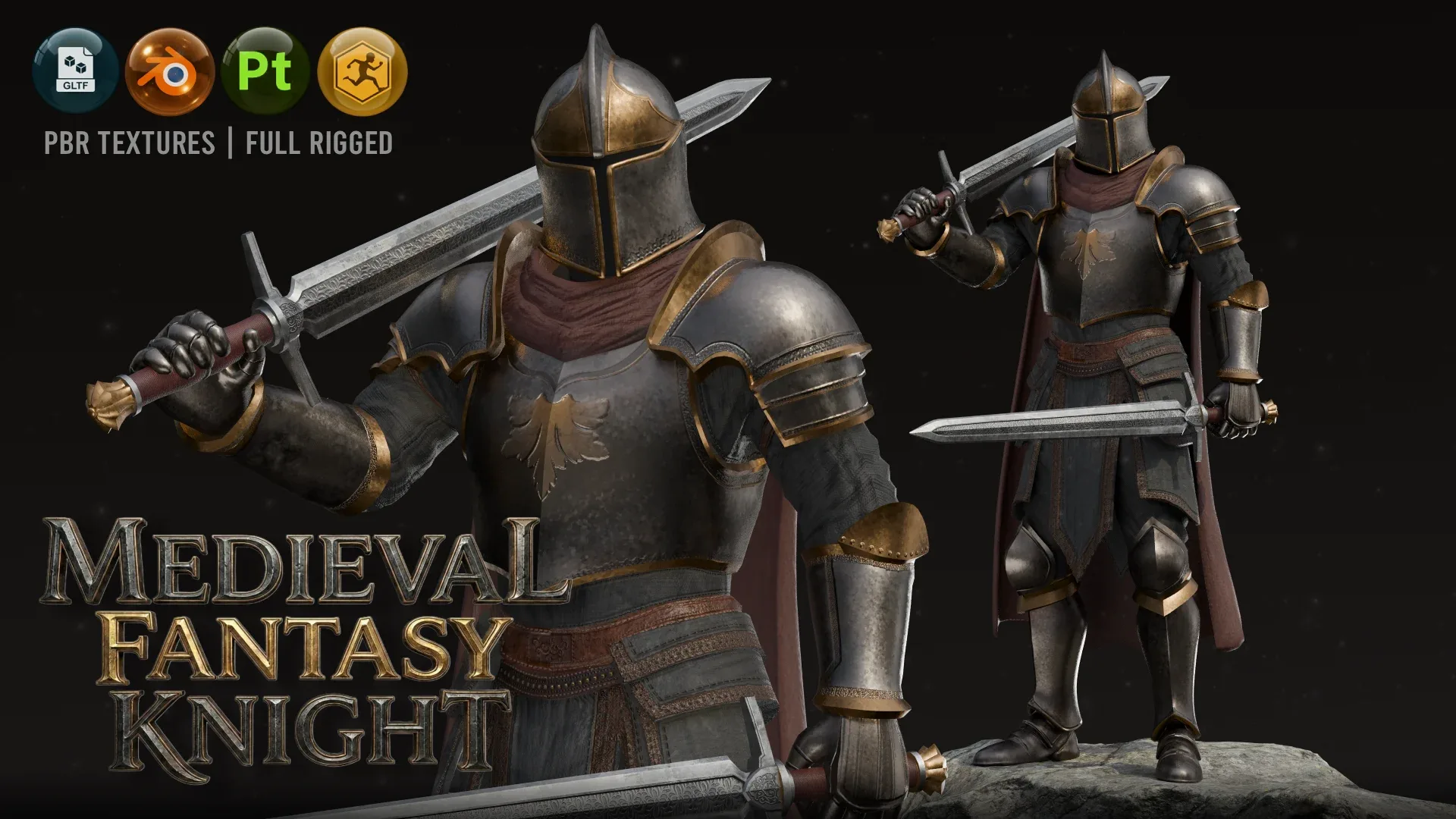 Medieval Fantasy Knight - FlippedNormals
