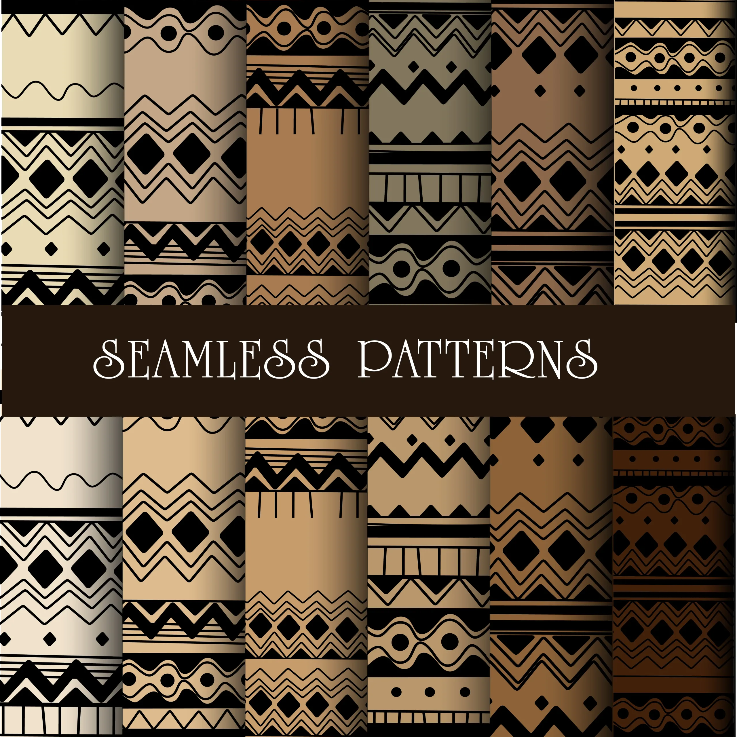 Vector Seamless Texture Patterns - FlippedNormals