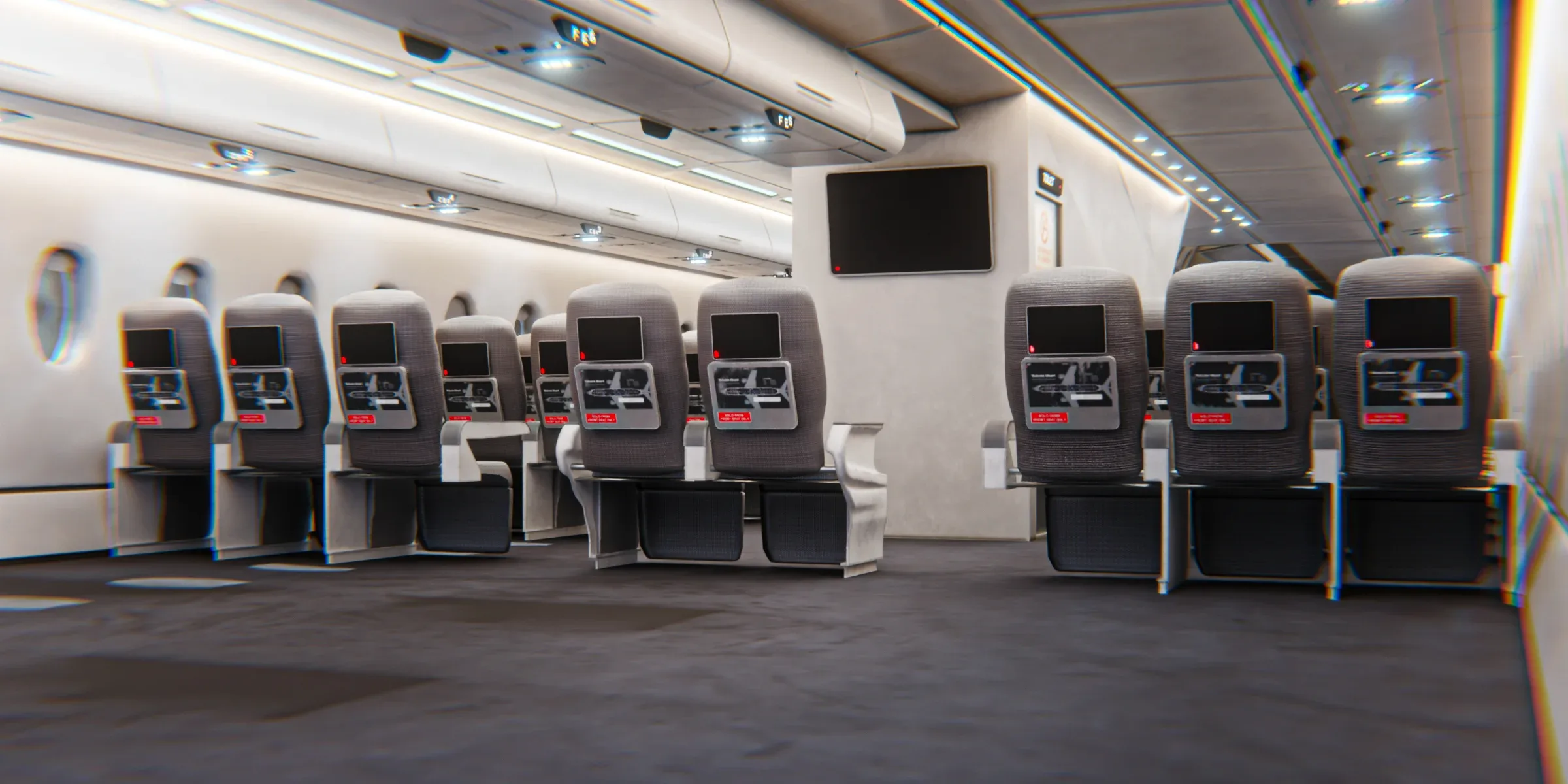 Commercial Aircraft Interior – - FlippedNormals