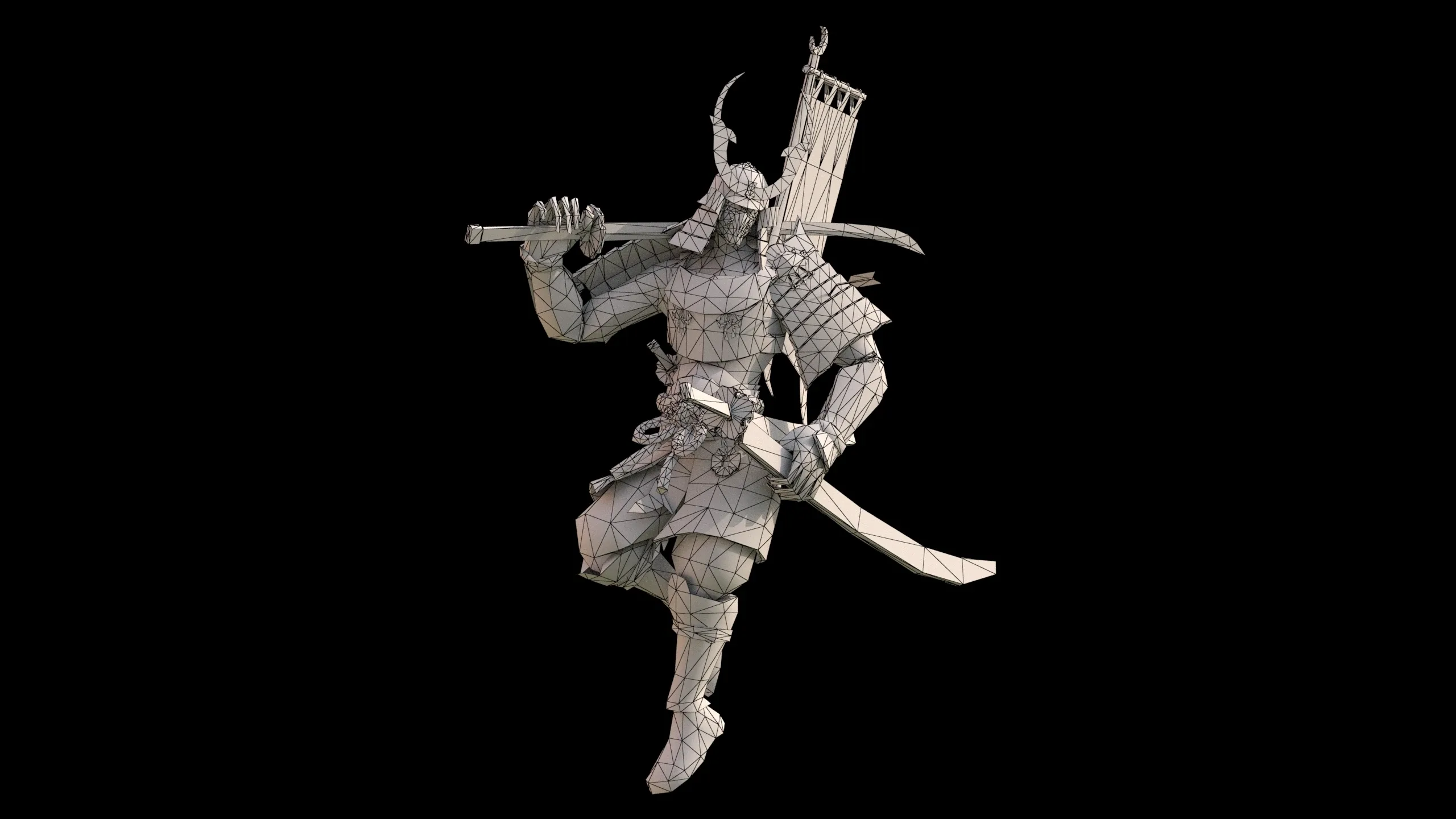 Ghost Warrior Japanese Demon Slayer - FlippedNormals