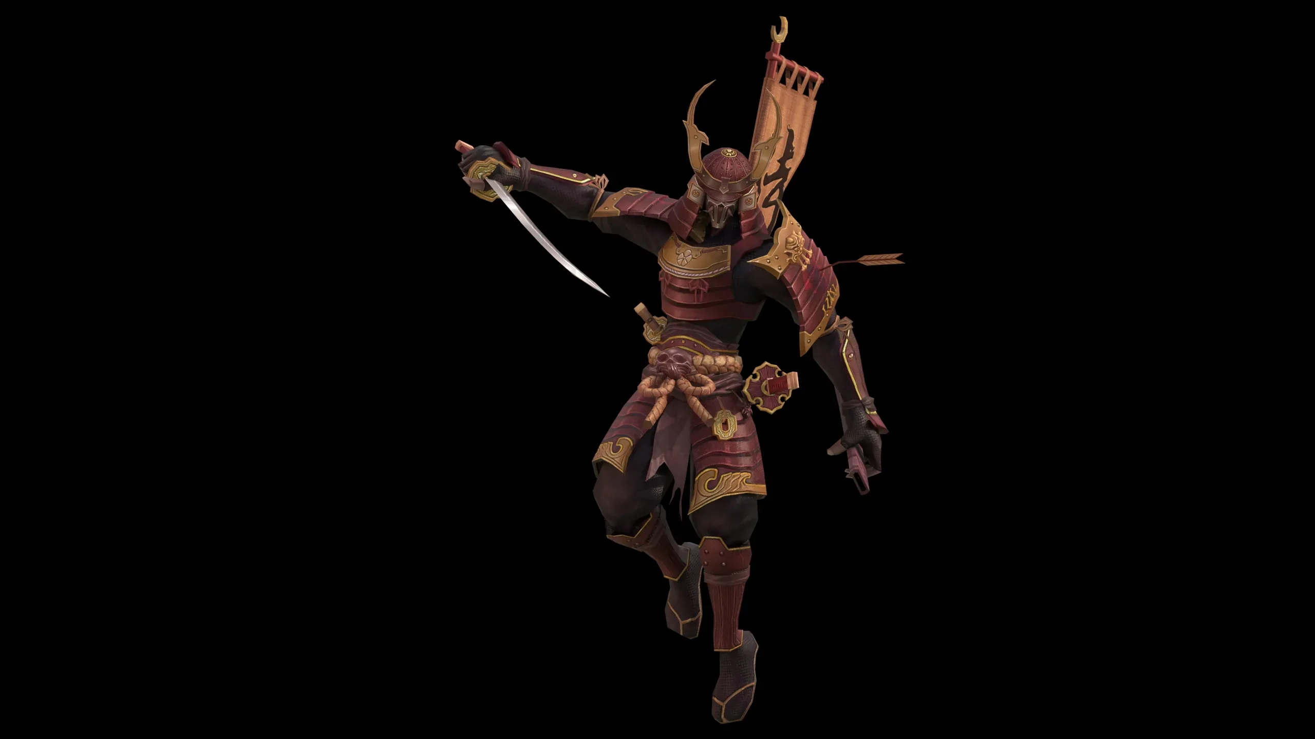 Ghost Warrior Japanese Demon Slayer - FlippedNormals