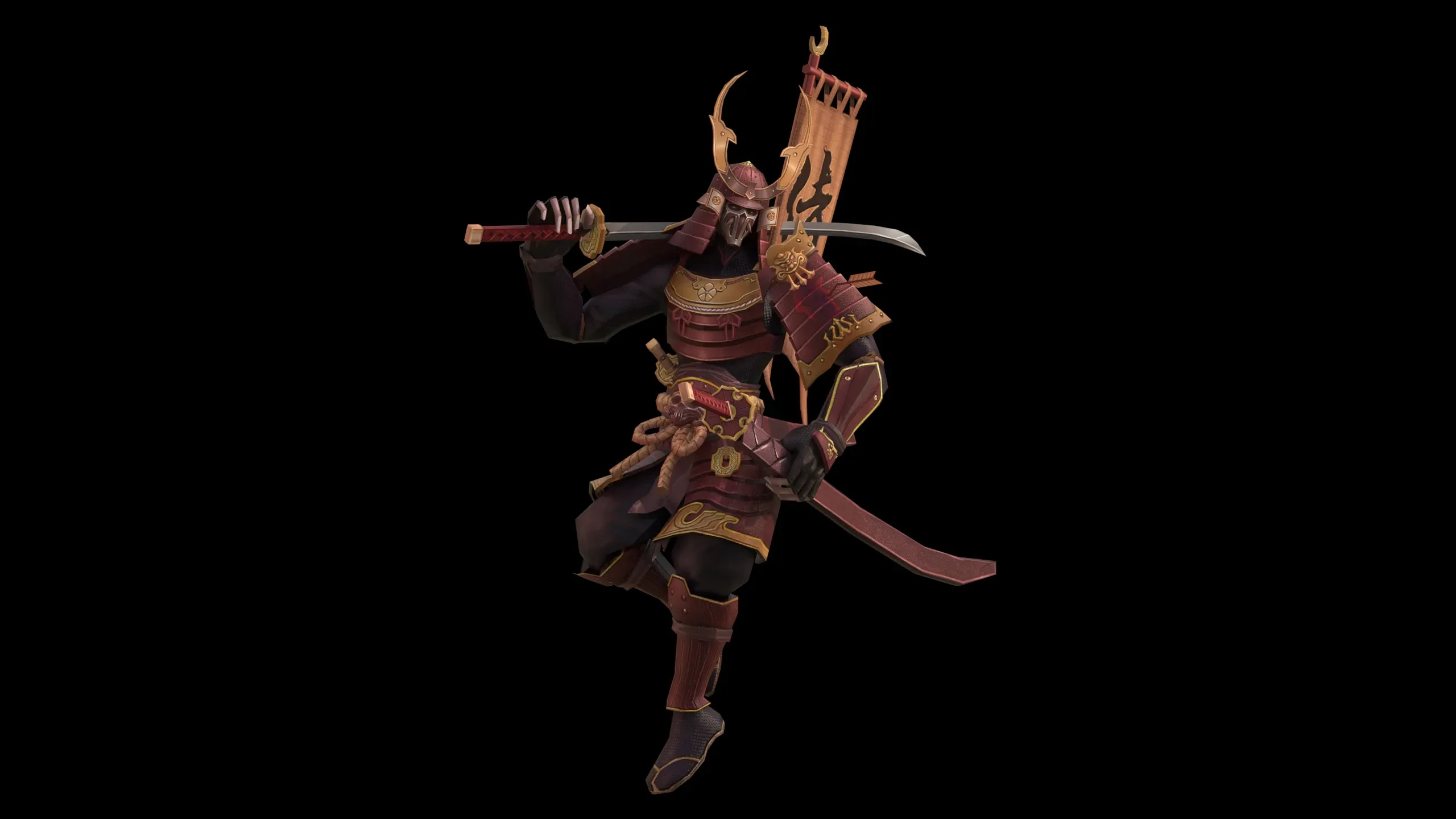 Ghost Warrior Japanese Demon Slayer - FlippedNormals