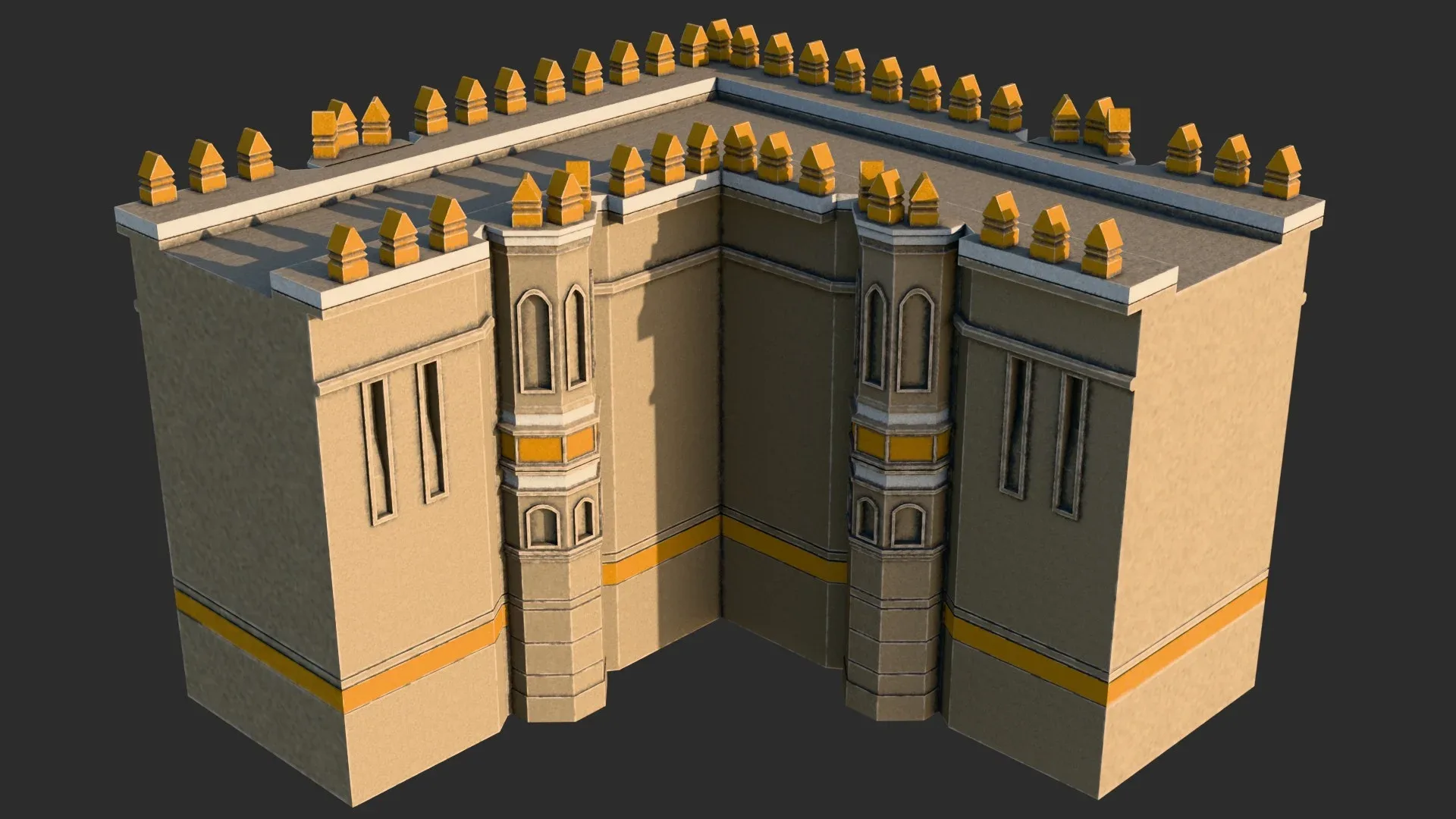 Castle Wall Set - FlippedNormals