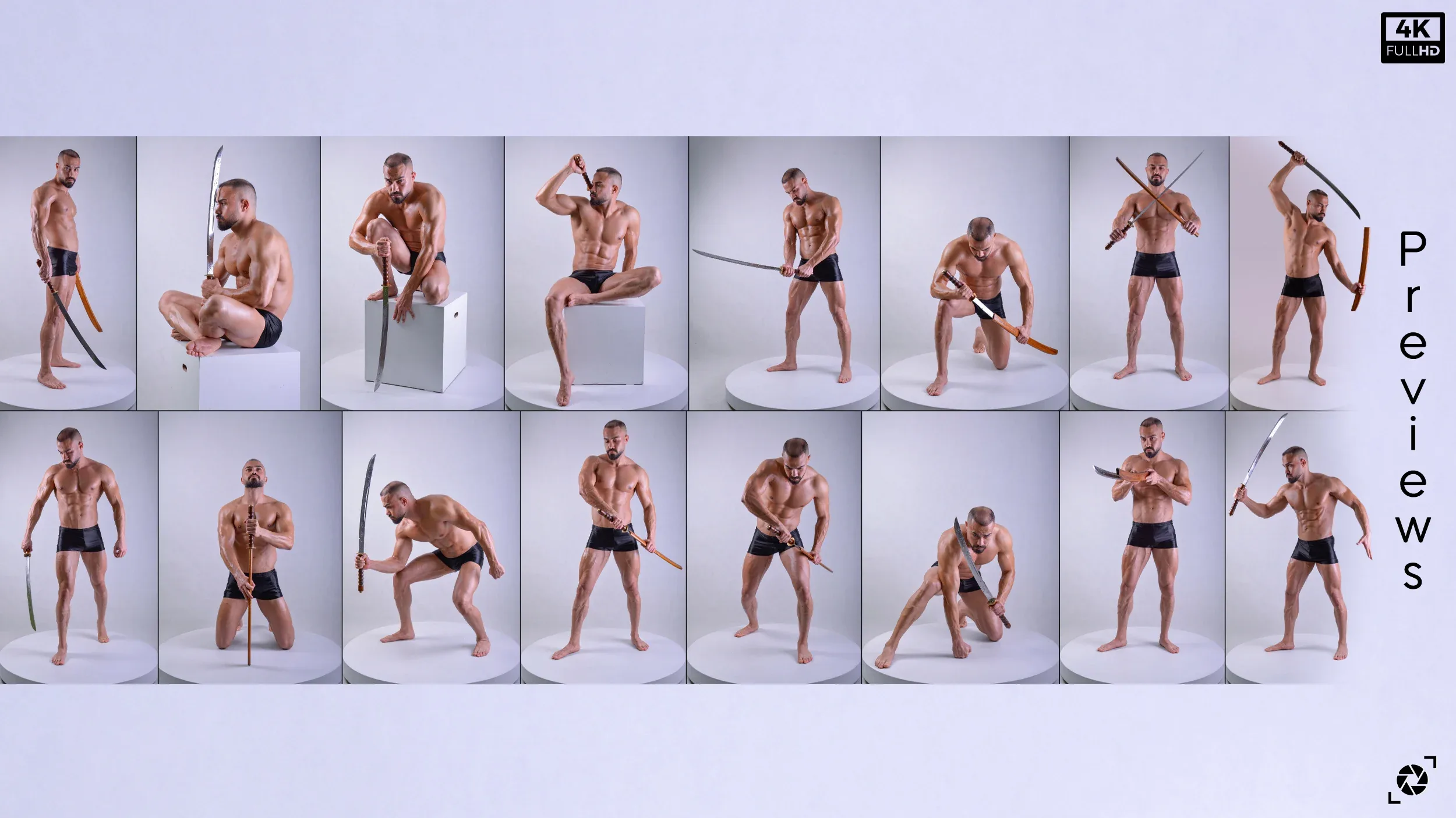 +670 Samurai Focus Image References - FlippedNormals