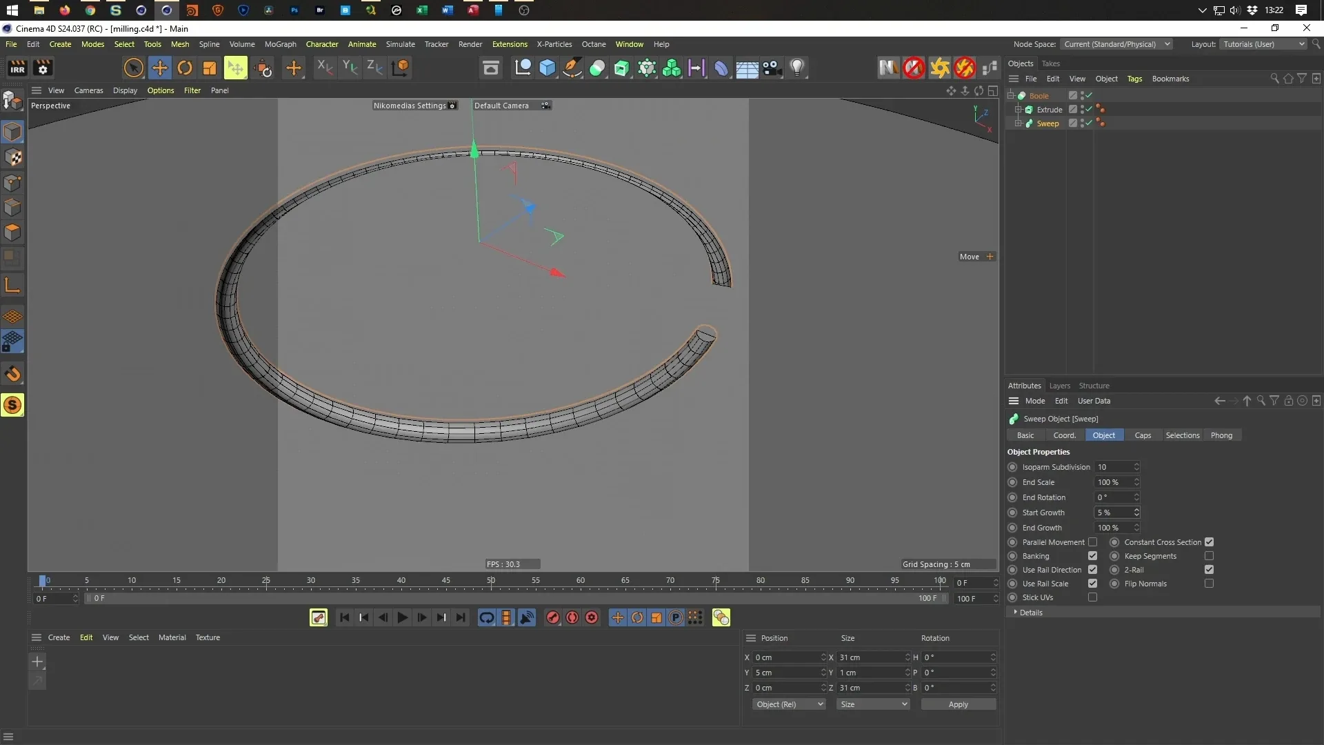 Realistic Metal Milling Animation - FlippedNormals