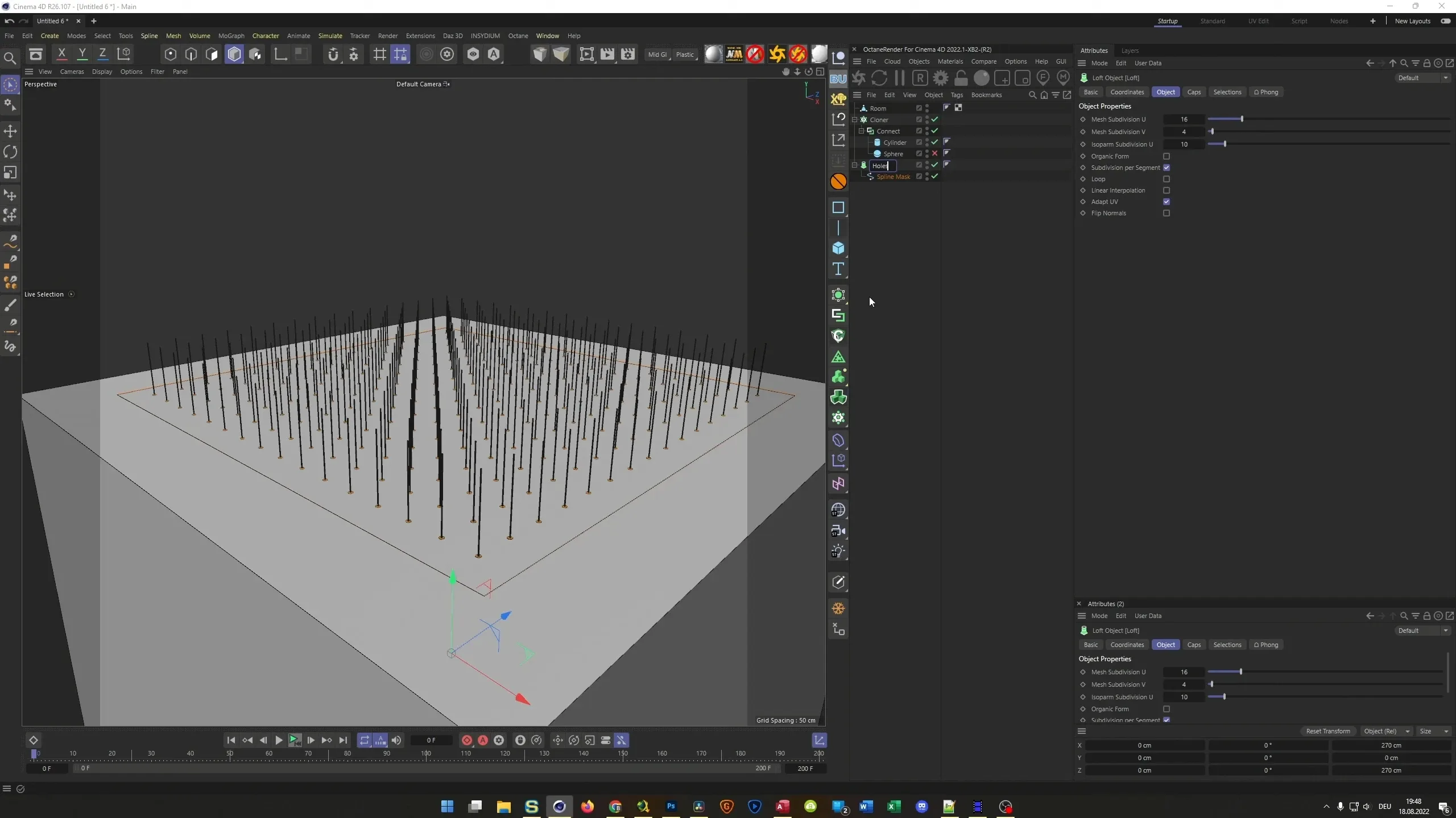 Create a Waving Spheres Loop Animation - FlippedNormals