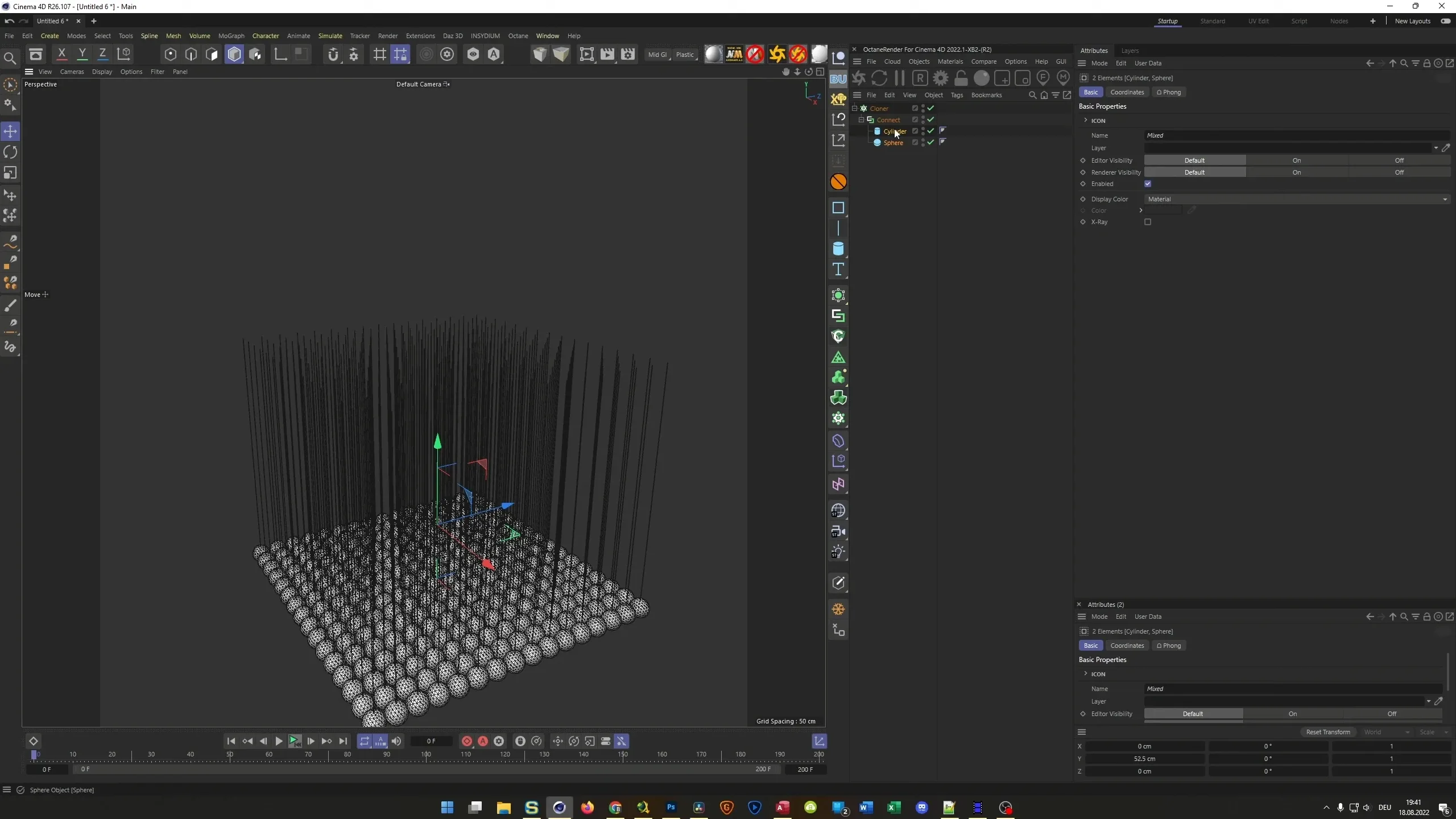 Create a Waving Spheres Loop Animation - FlippedNormals