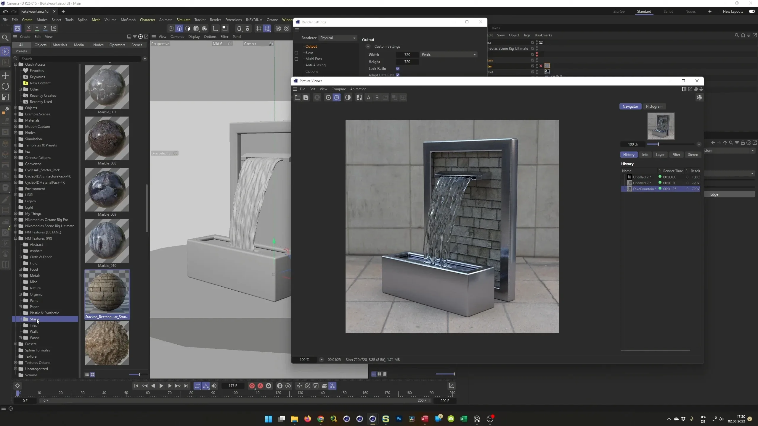 Create a Photorealistic 3D Fountain - FlippedNormals