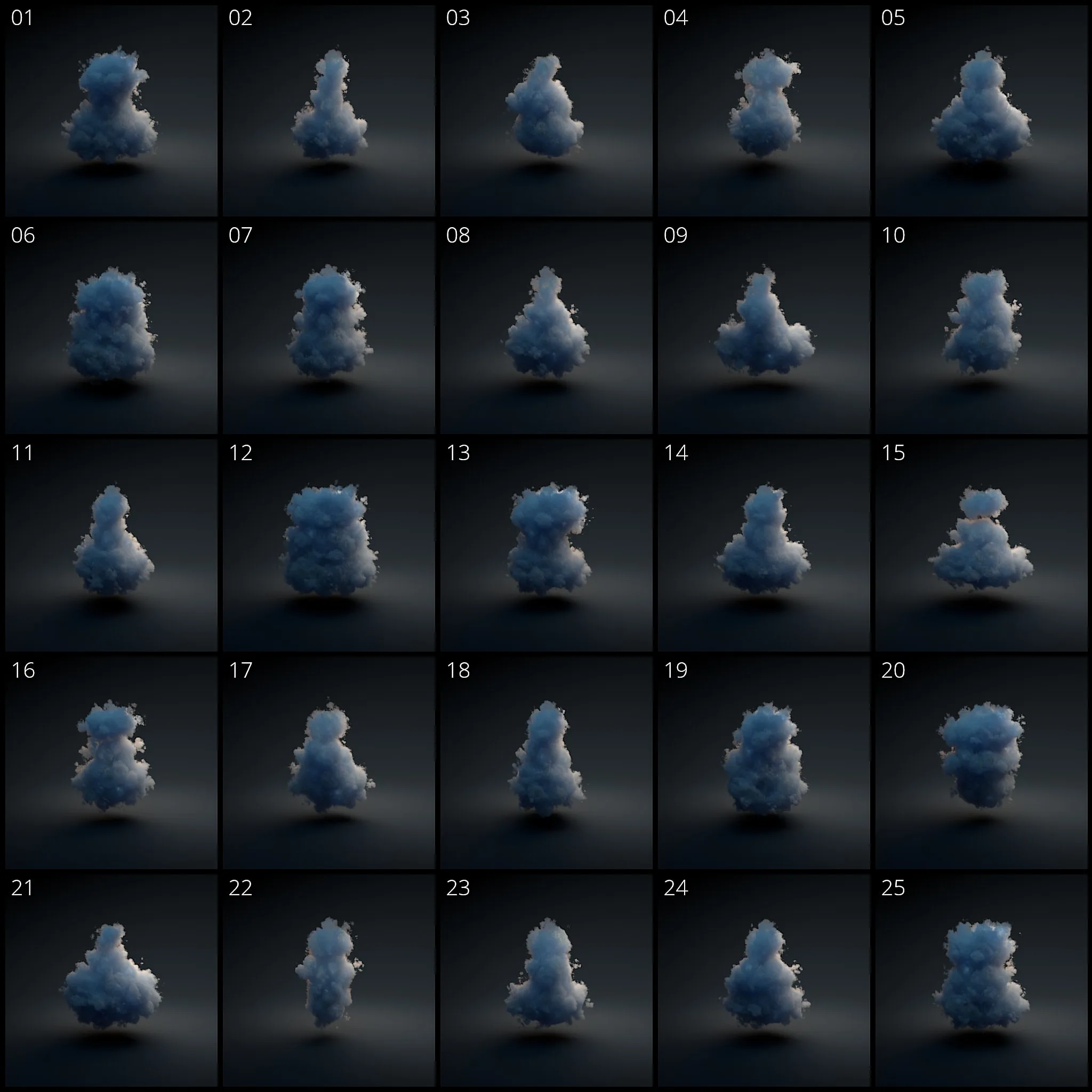 VDB/EXR Clouds 5 packs : 500 vdb - FlippedNormals