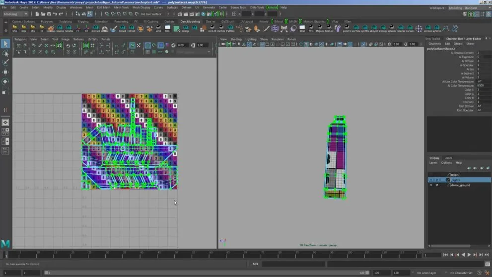 Alien Gun – Modeling & Texturing - FlippedNormals