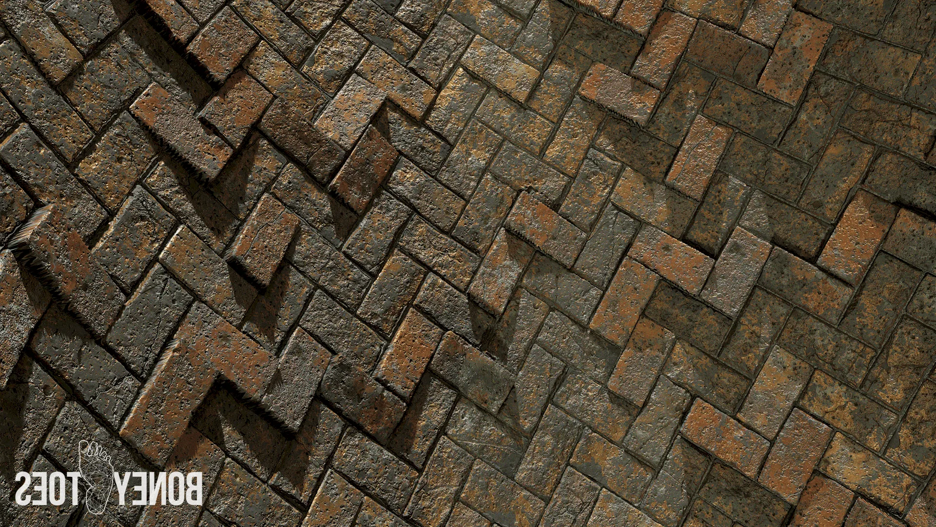Herringbone Bricks Pattern Game - FlippedNormals