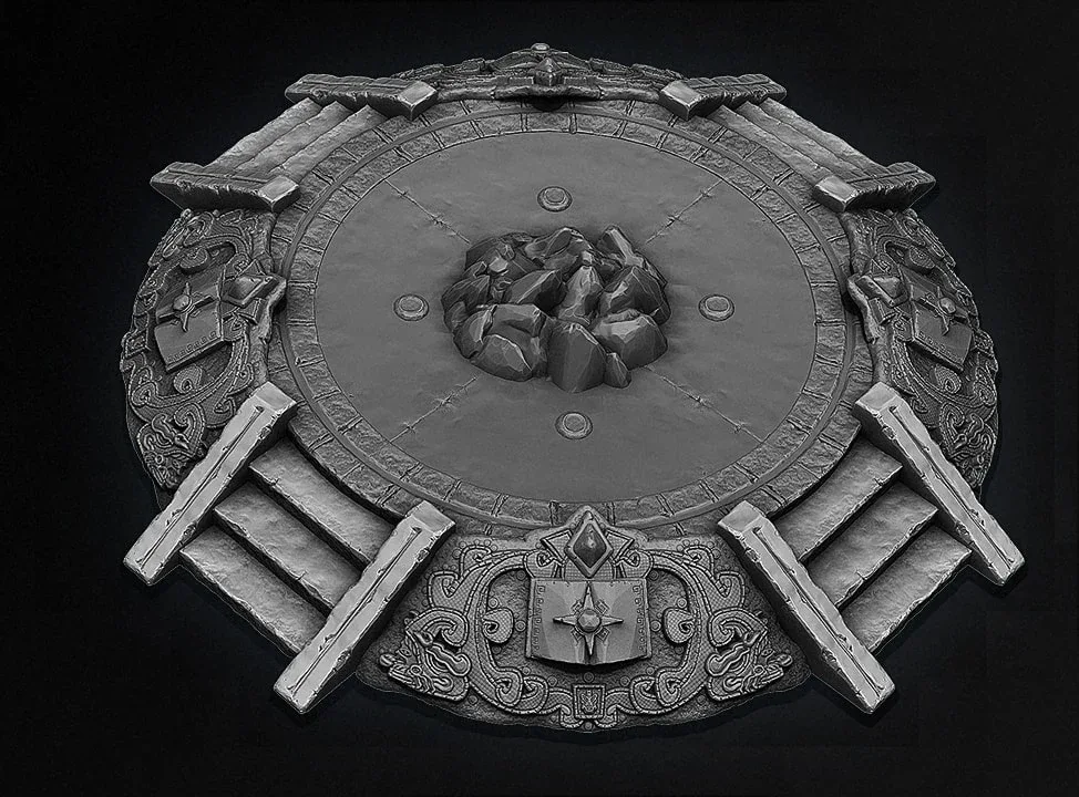 3D Aztec Pyramid Altar - High Poly - FlippedNormals