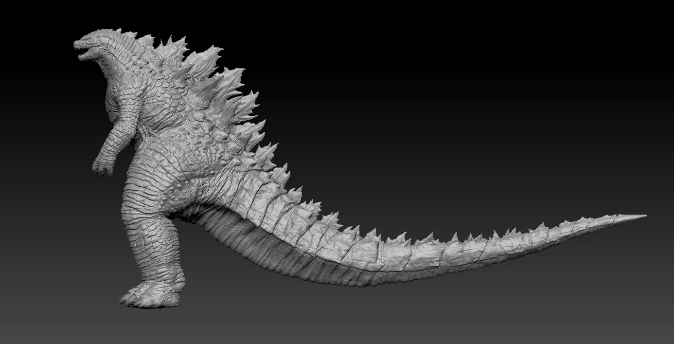 Godzilla 3D Model - FlippedNormals Godzilla 3D Model - FlippedNormals
