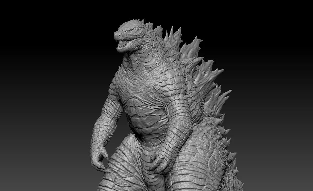 Godzilla 3D Model - FlippedNormals Godzilla 3D Model - FlippedNormals