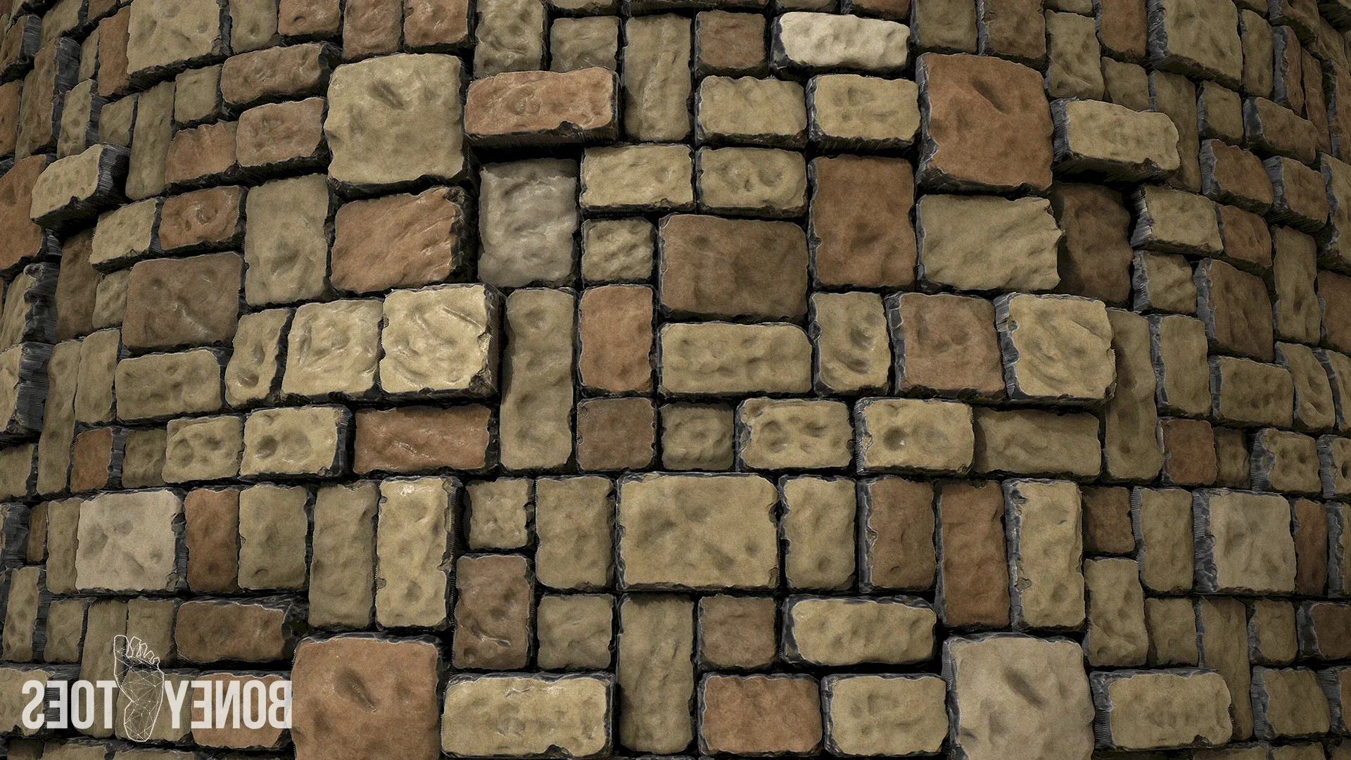 Slate Stone Tiles Game Textures - FlippedNormals