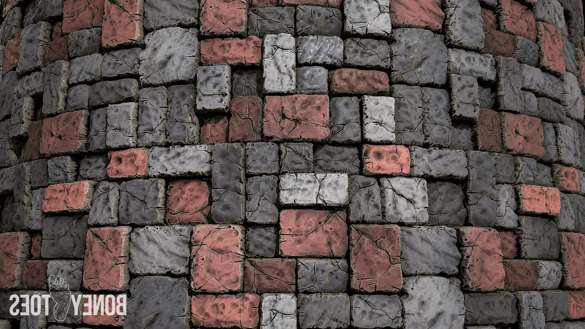 Slate Stone Tiles Game Textures - FlippedNormals