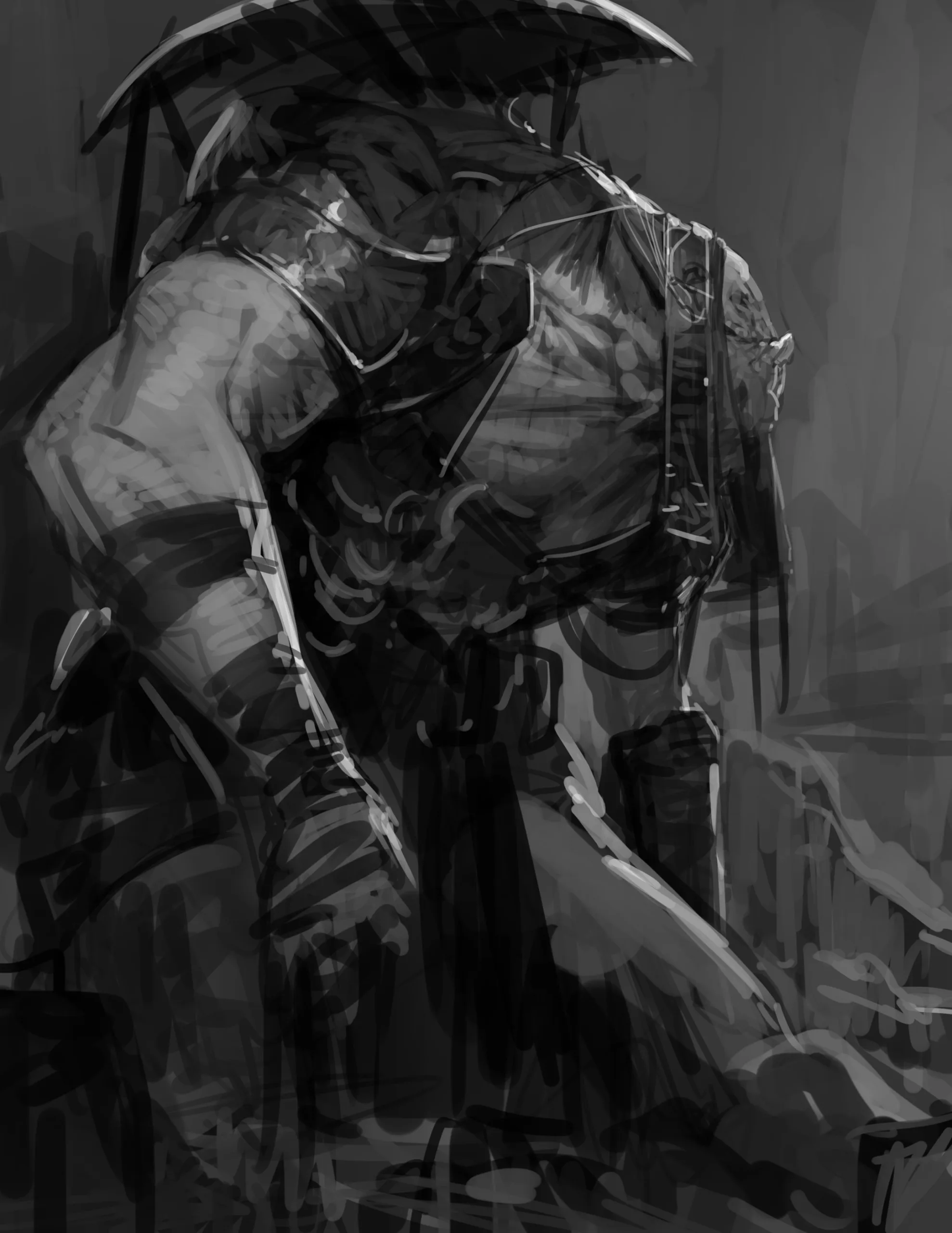 Speed Painting from Abstract Shapes - FlippedNormals