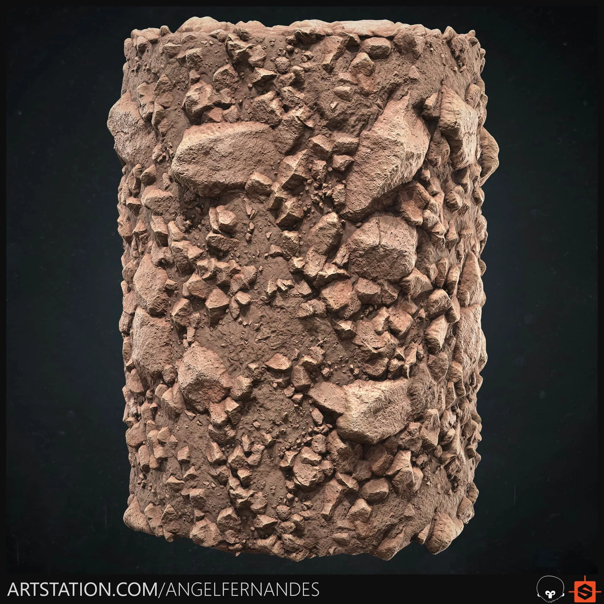 Rocky Ground - Substance Designer - FlippedNormals