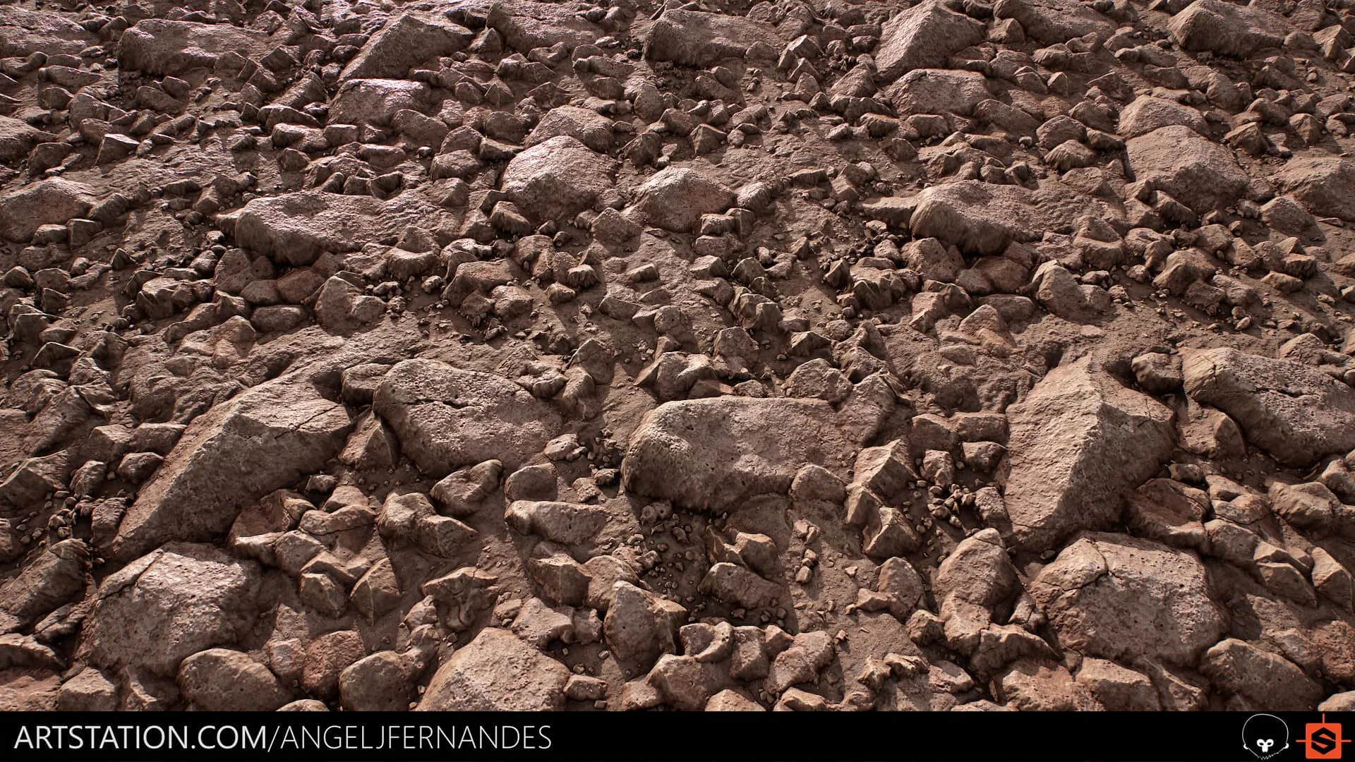 Rocky Ground - Substance Designer - FlippedNormals