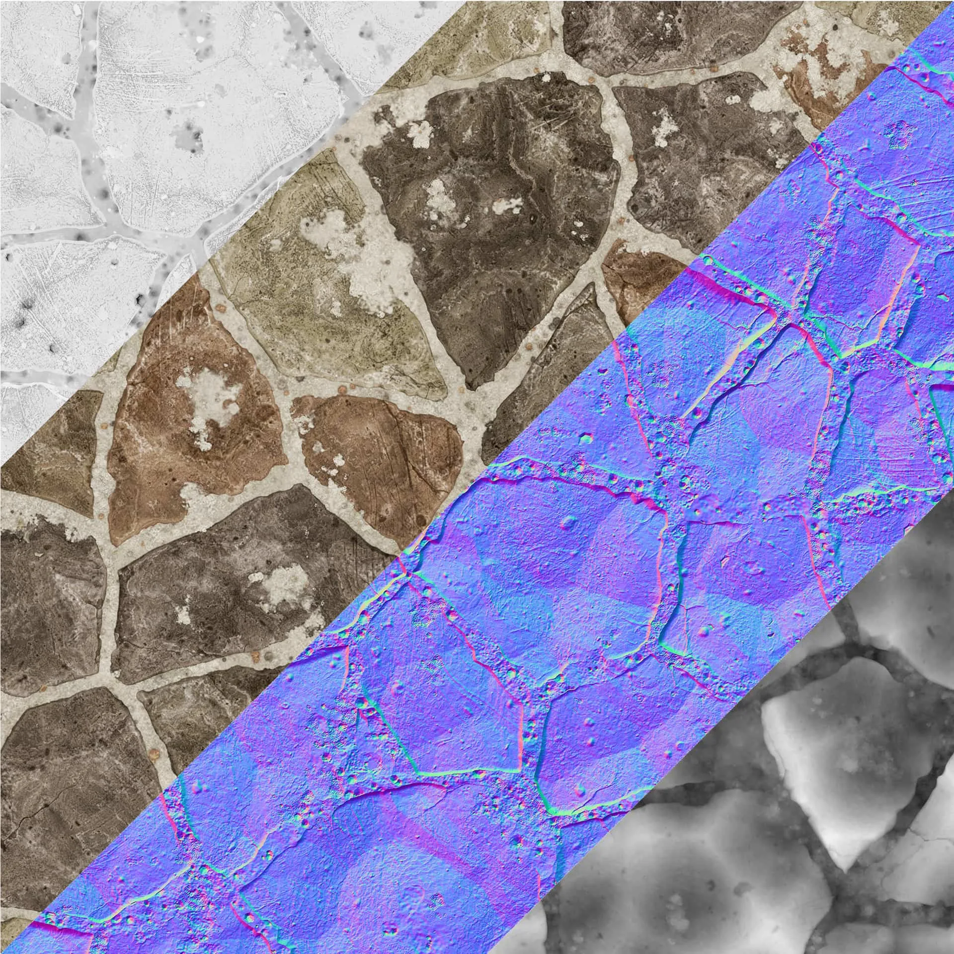 Stone Floor - Substance Designer - FlippedNormals