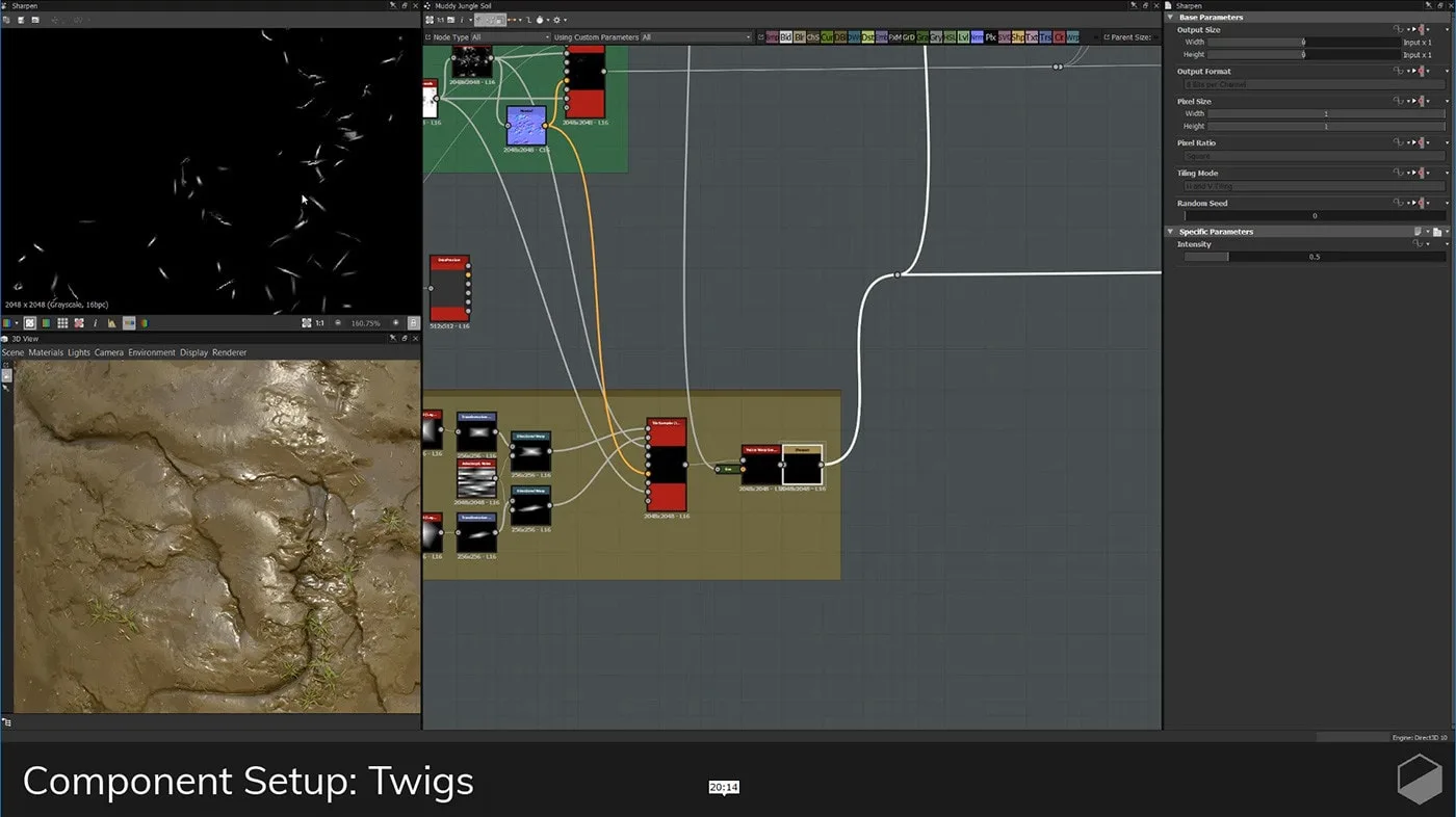 Jungle Mud | Substance Designer - FlippedNormals