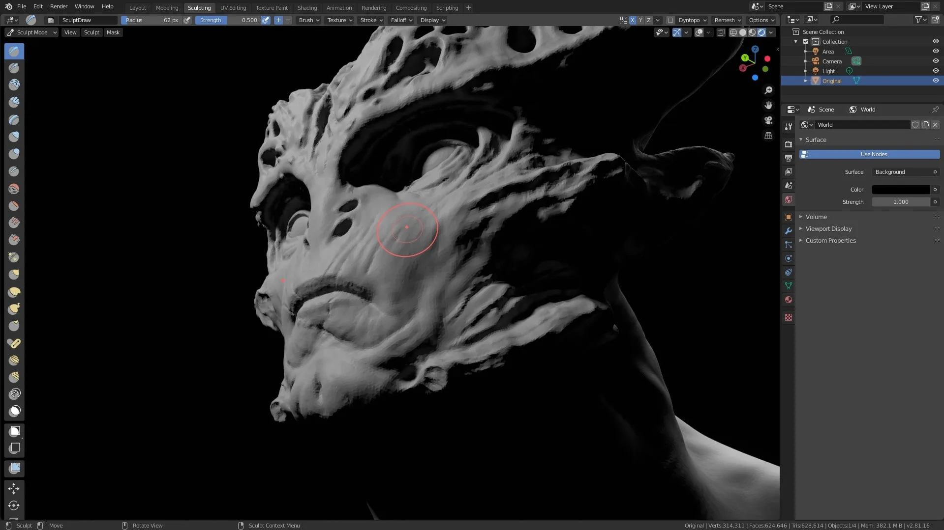 Sculpting an Alien in Blender 2 - FlippedNormals