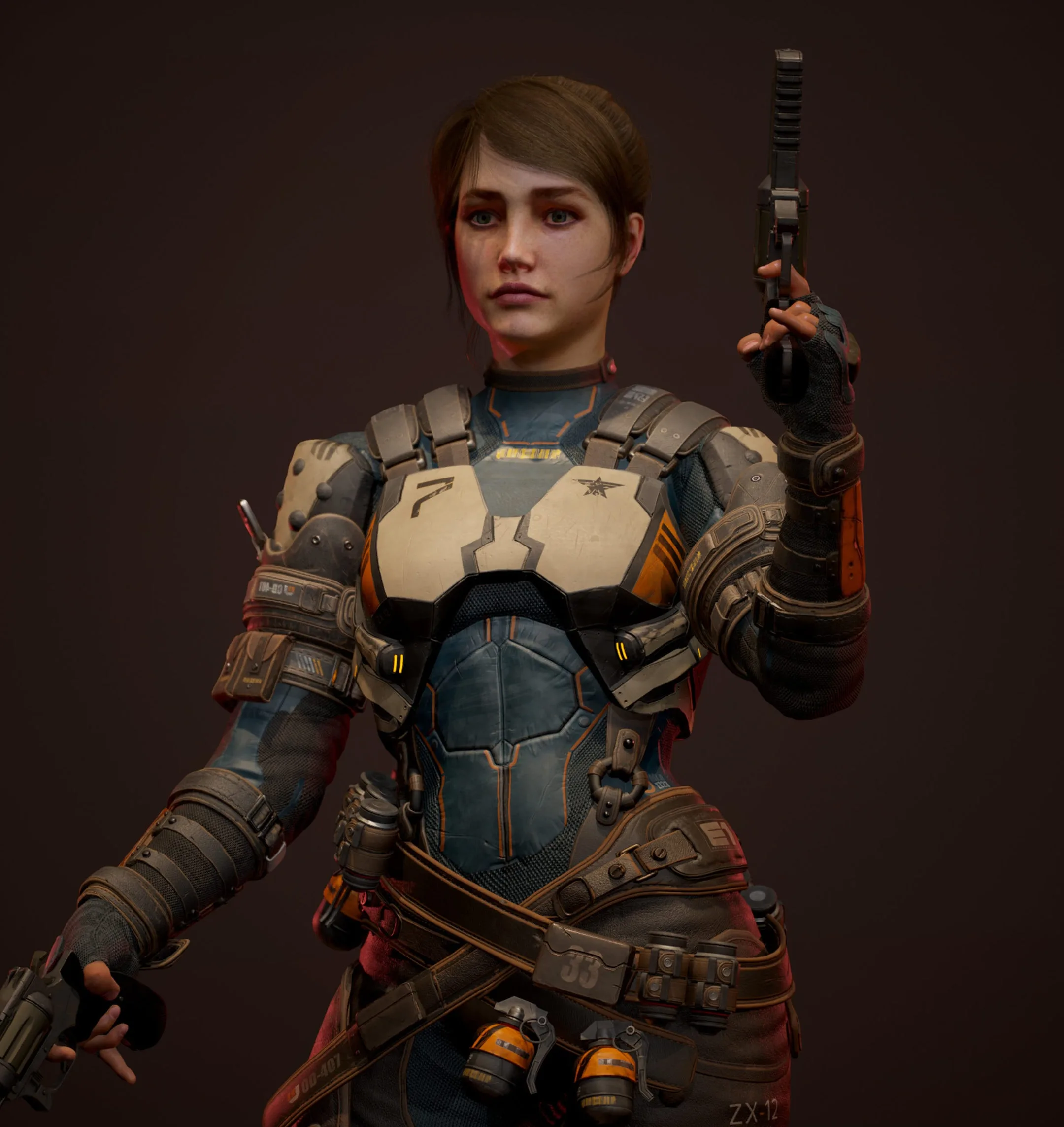 Real-Time Female Mercenary - FlippedNormals