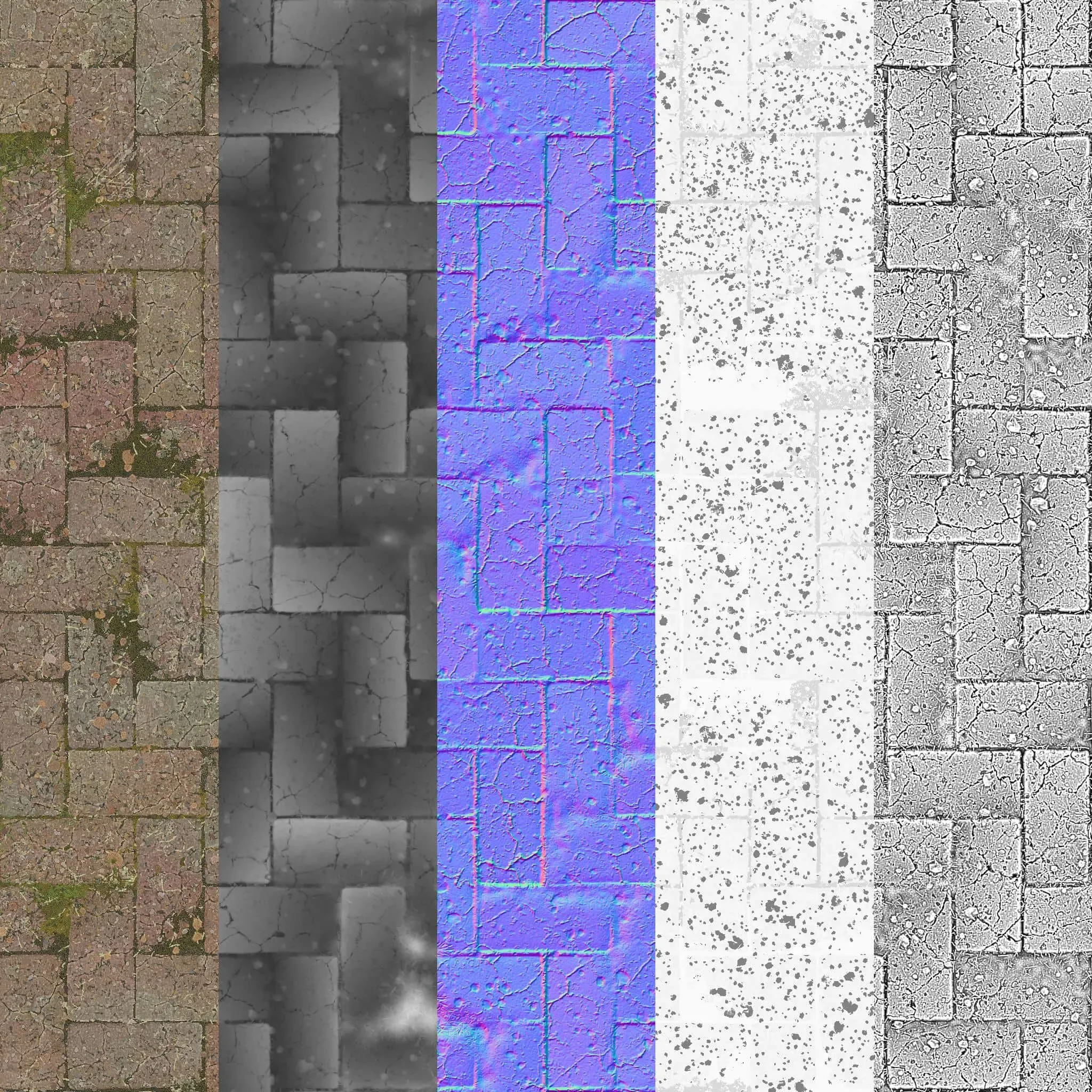 Interlocking Pavements Tileable - FlippedNormals