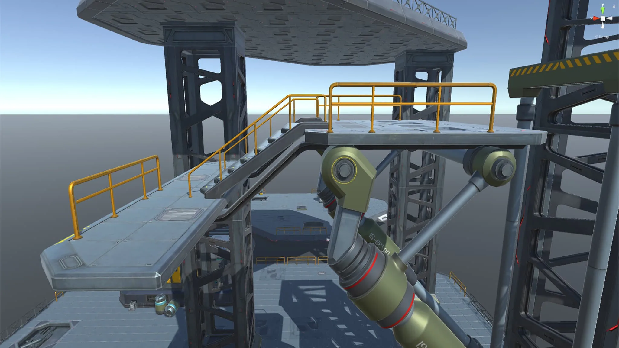 Modular Sci-Fi Space Base Location - FlippedNormals