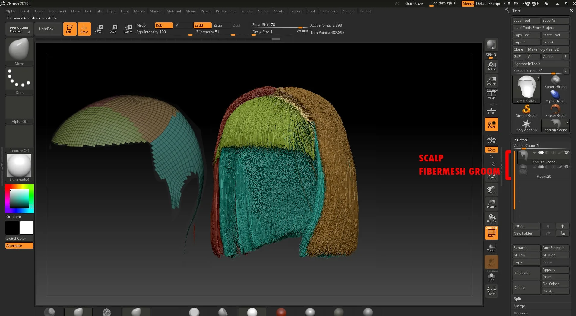 Hair Fibermesh to XGen Workflow - FlippedNormals