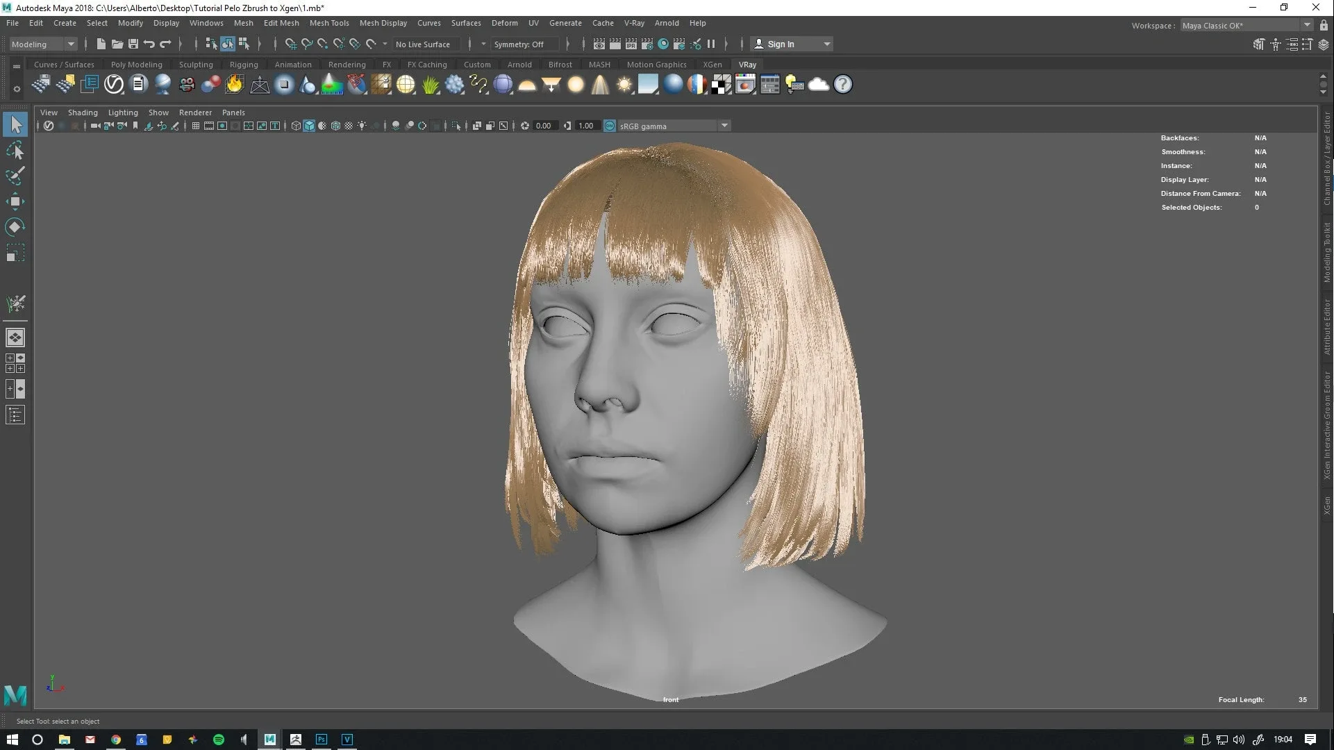 Hair Fibermesh to XGen Workflow - FlippedNormals