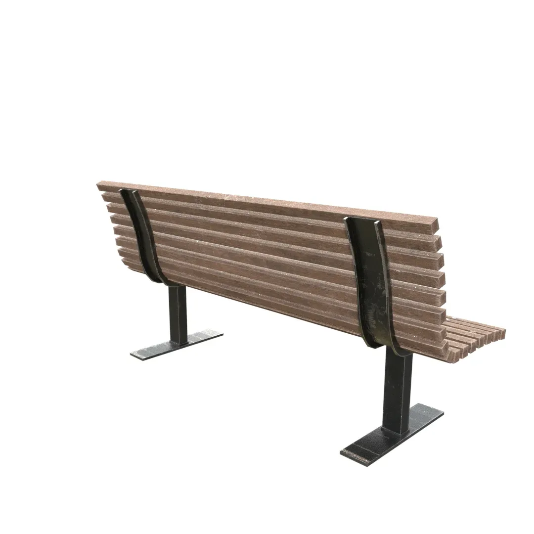 Wooden Bench - Game Ready Model - FlippedNormals