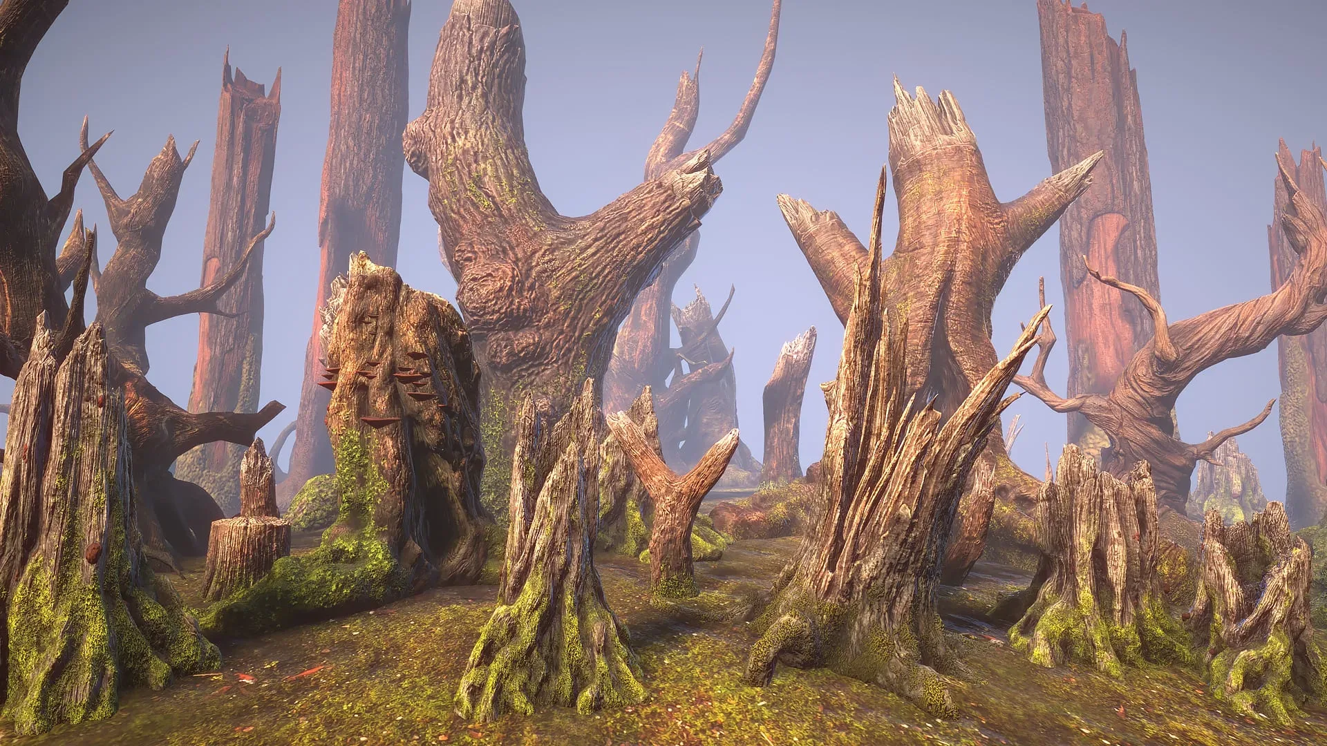 Tree Stumps - Game Ready Asset - FlippedNormals