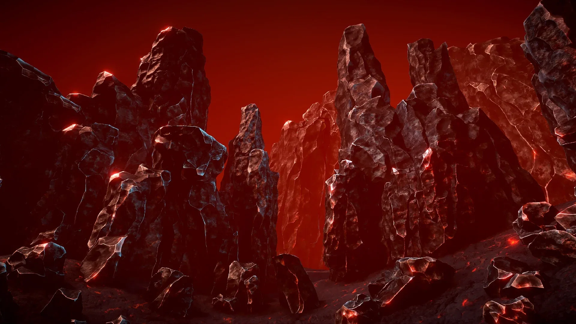Obsidian Rock - Game Ready Asset - FlippedNormals