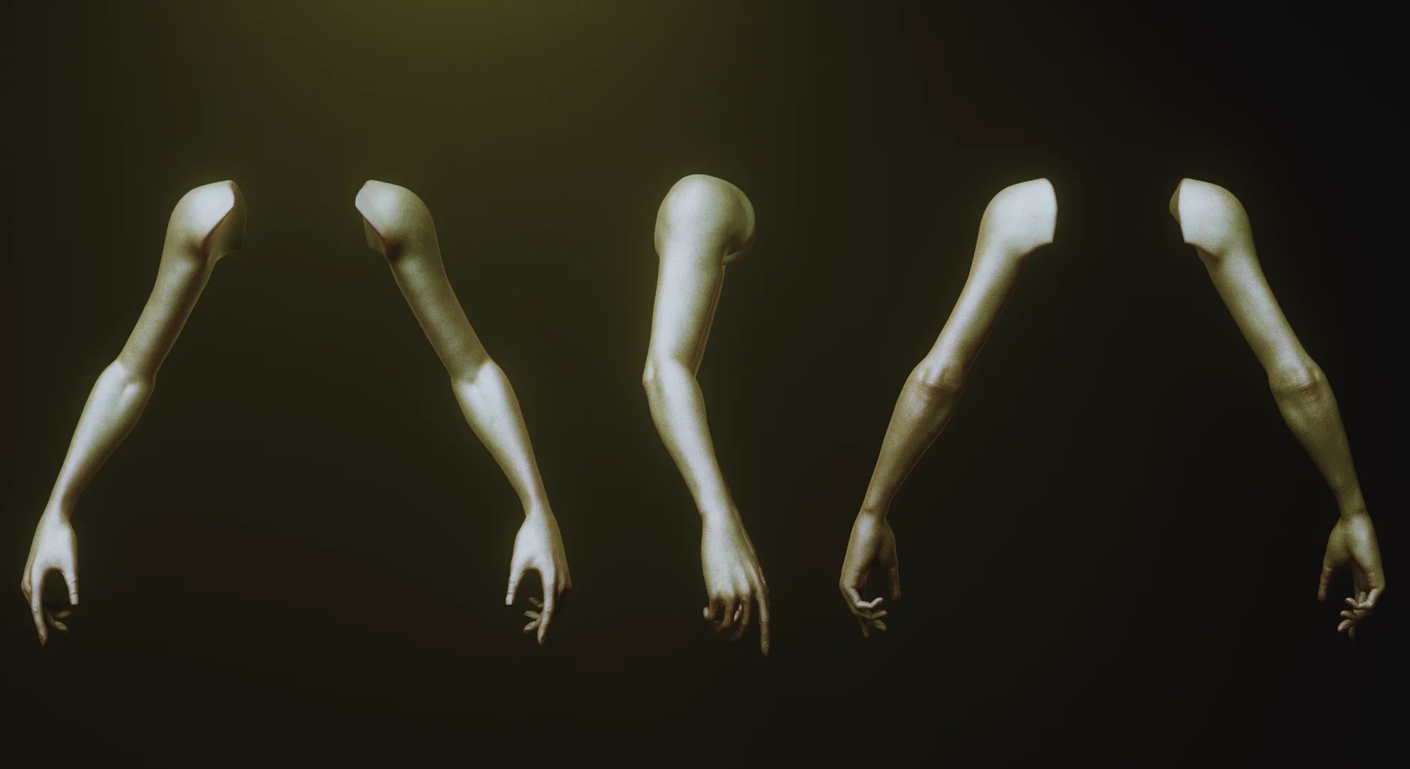 ARMS - 33 Creature Arms ZBrush - FlippedNormals