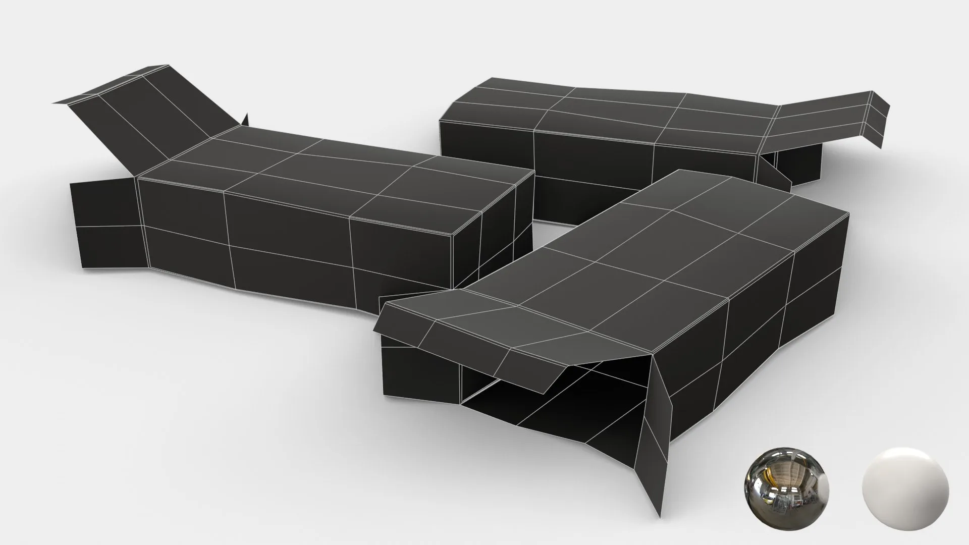 US K-Ration Boxes End War WWII - FlippedNormals