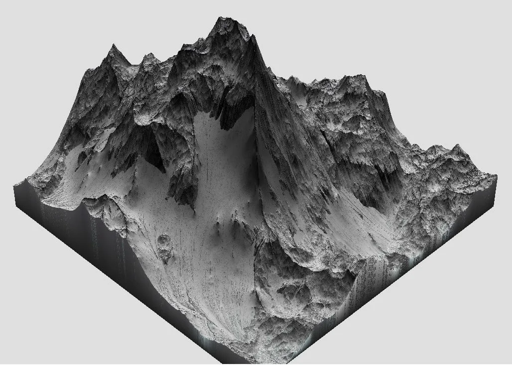 Hi-Res Mountains Map V1 - FlippedNormals