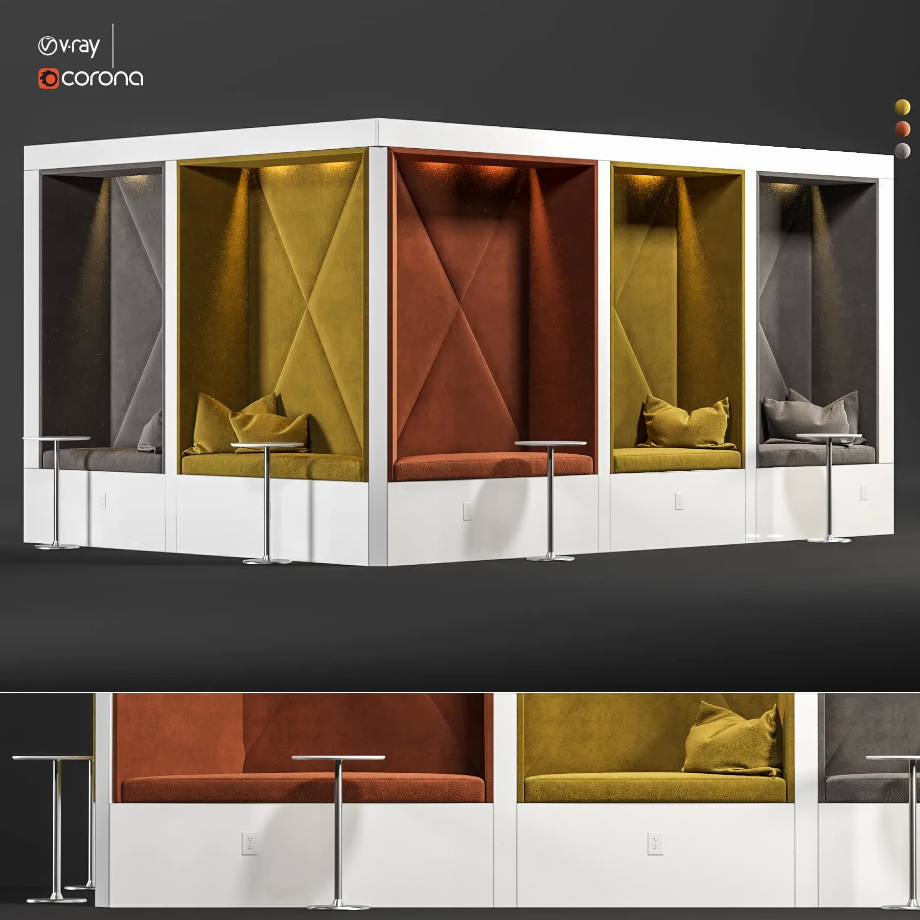 Office & Restaurant Lobby Soft - FlippedNormals
