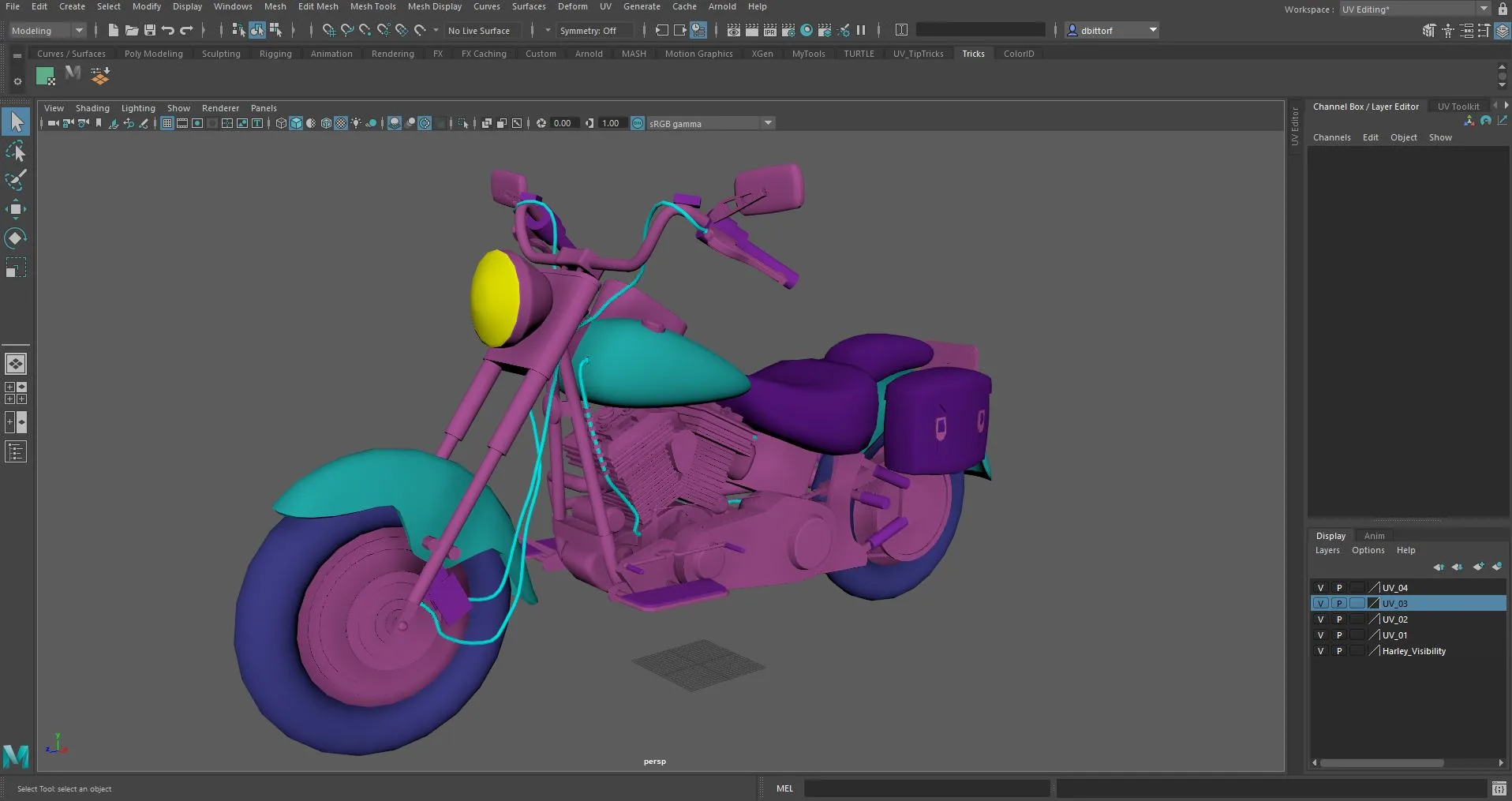 Color IDs Maya Tutorial - FlippedNormals